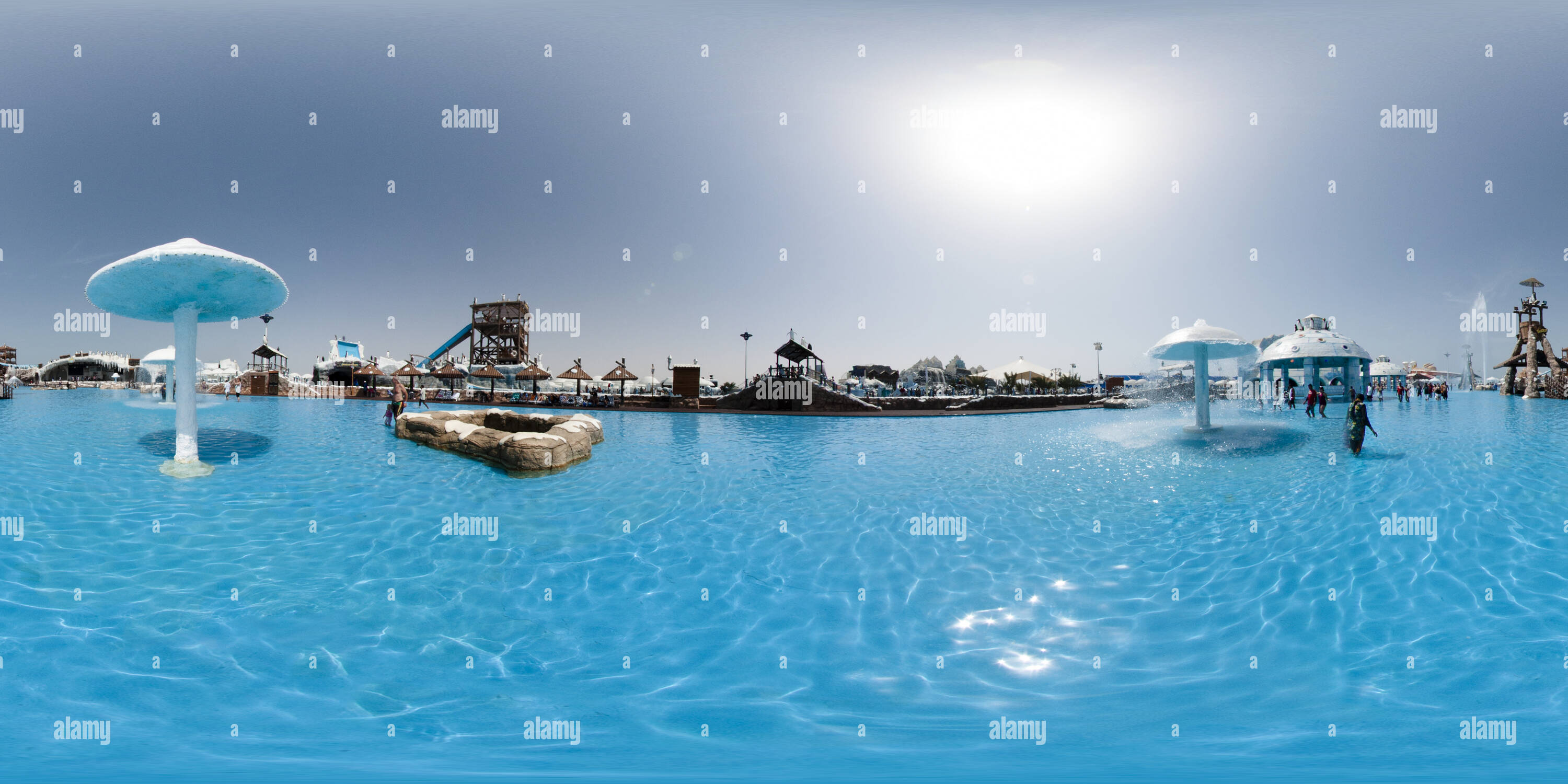 360° view of Iceland Pool Equi - Alamy