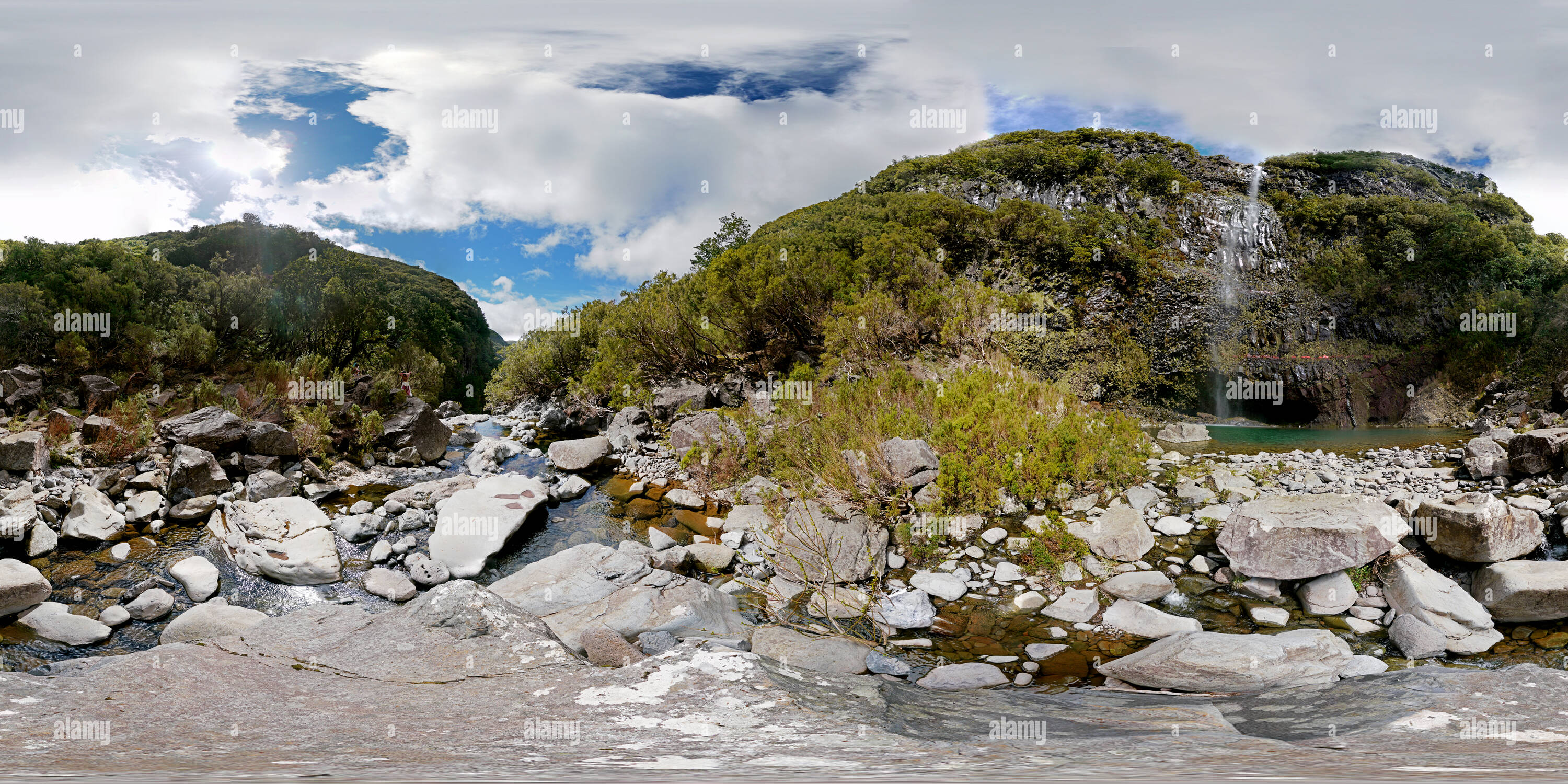 360° view of Madeira Island - Lagoa do Vento - Alamy