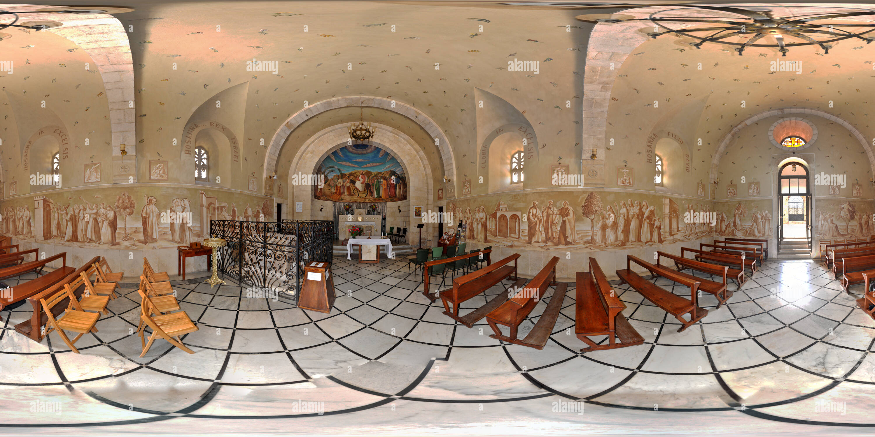 360° view of Betfage am Ölberg in Jerusalem - Alamy