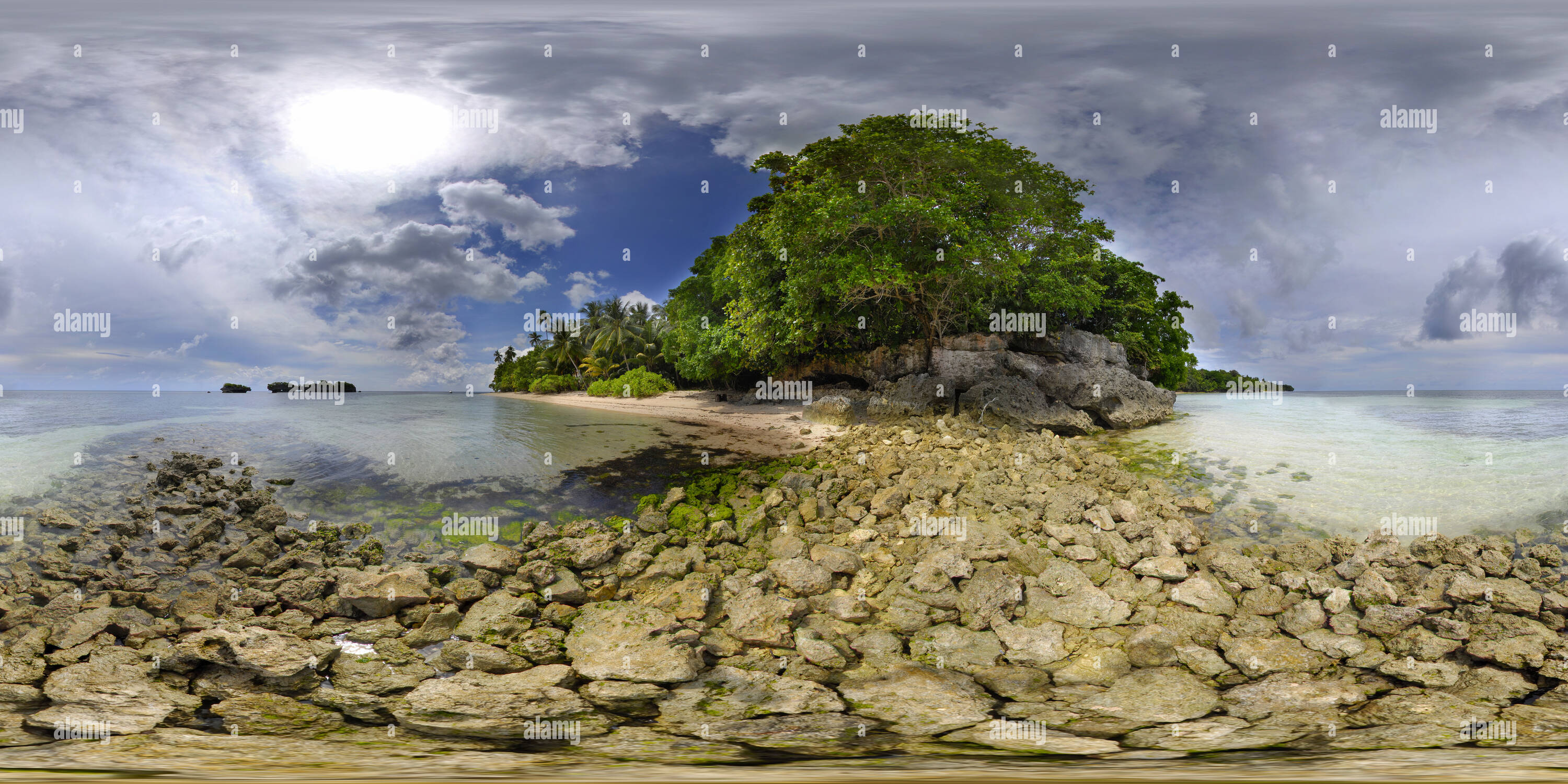 360° view of Wanci-Wanci, Wakatobi Islands, South East Sulewesi - Alamy