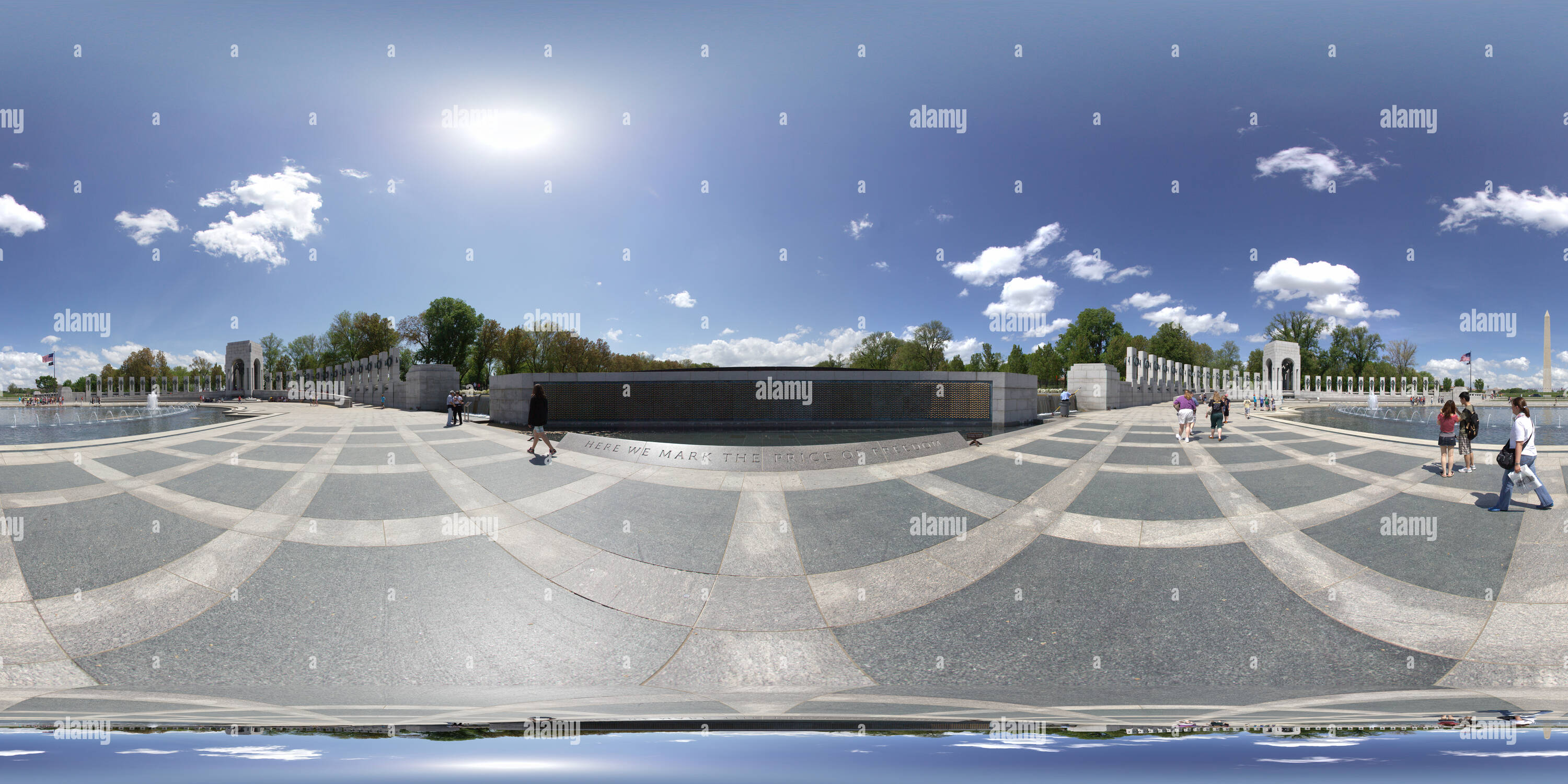 360° view of Field of Stars - Alamy
