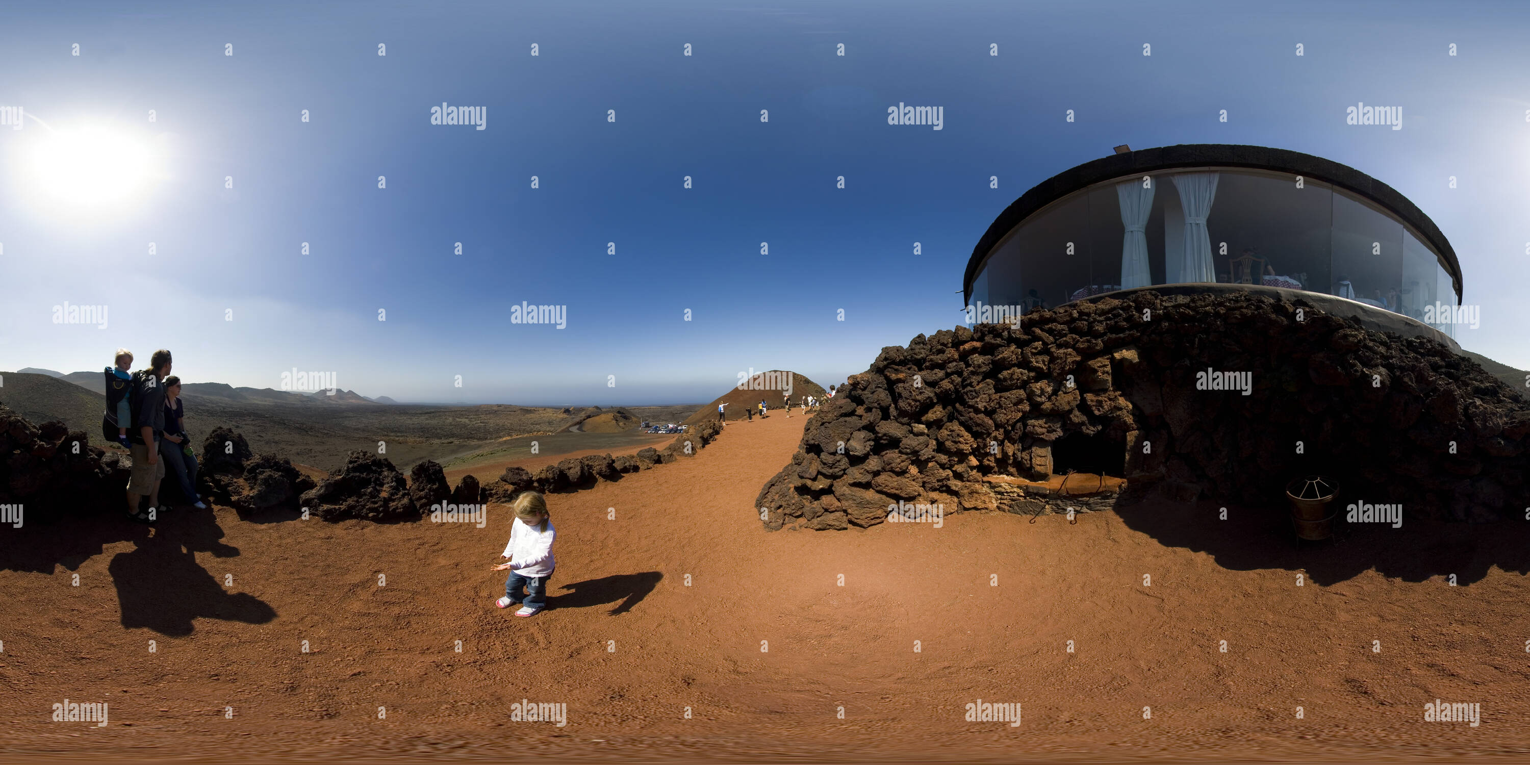 360° view of Timanfaya National Park - Alamy