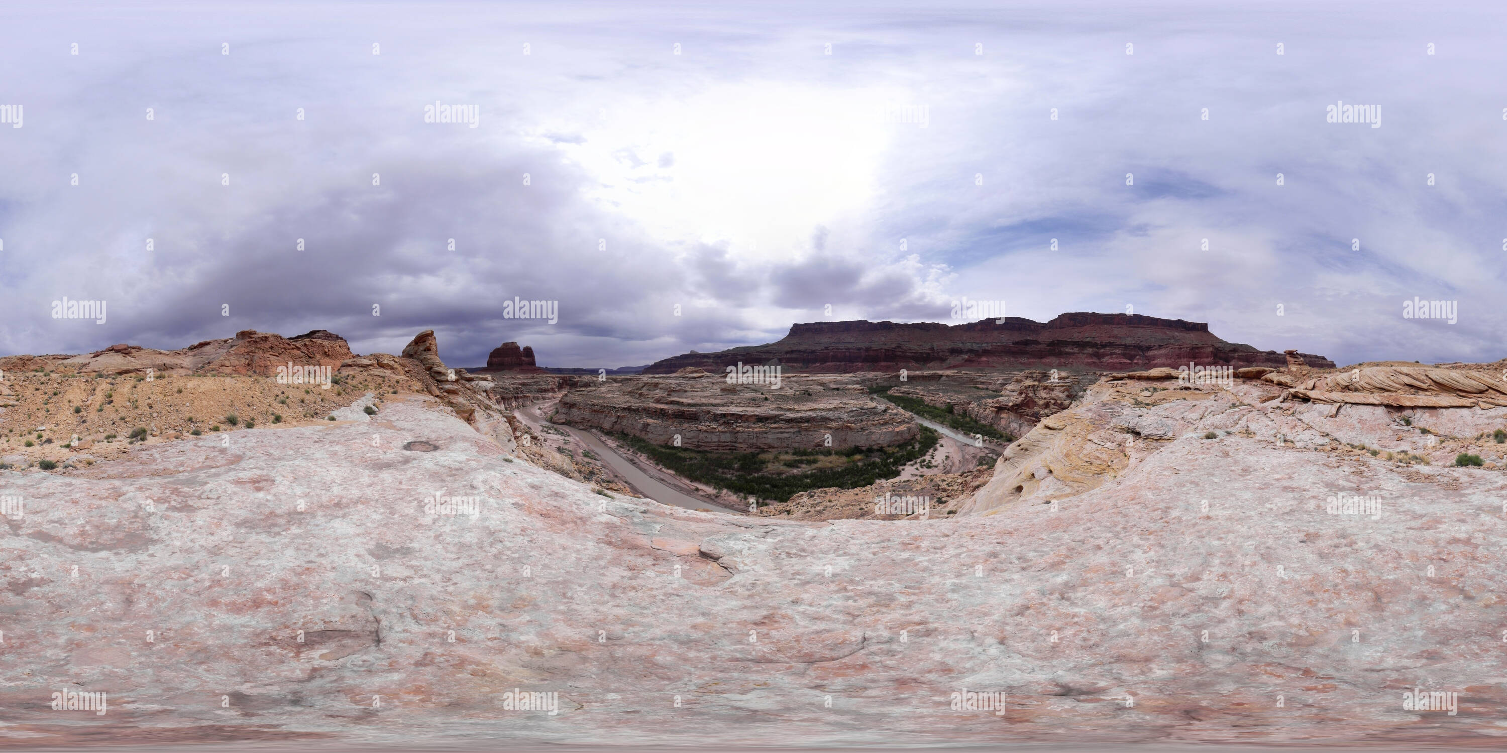 360° view of Dirty Devil River, Hite, Utah, USA - Alamy