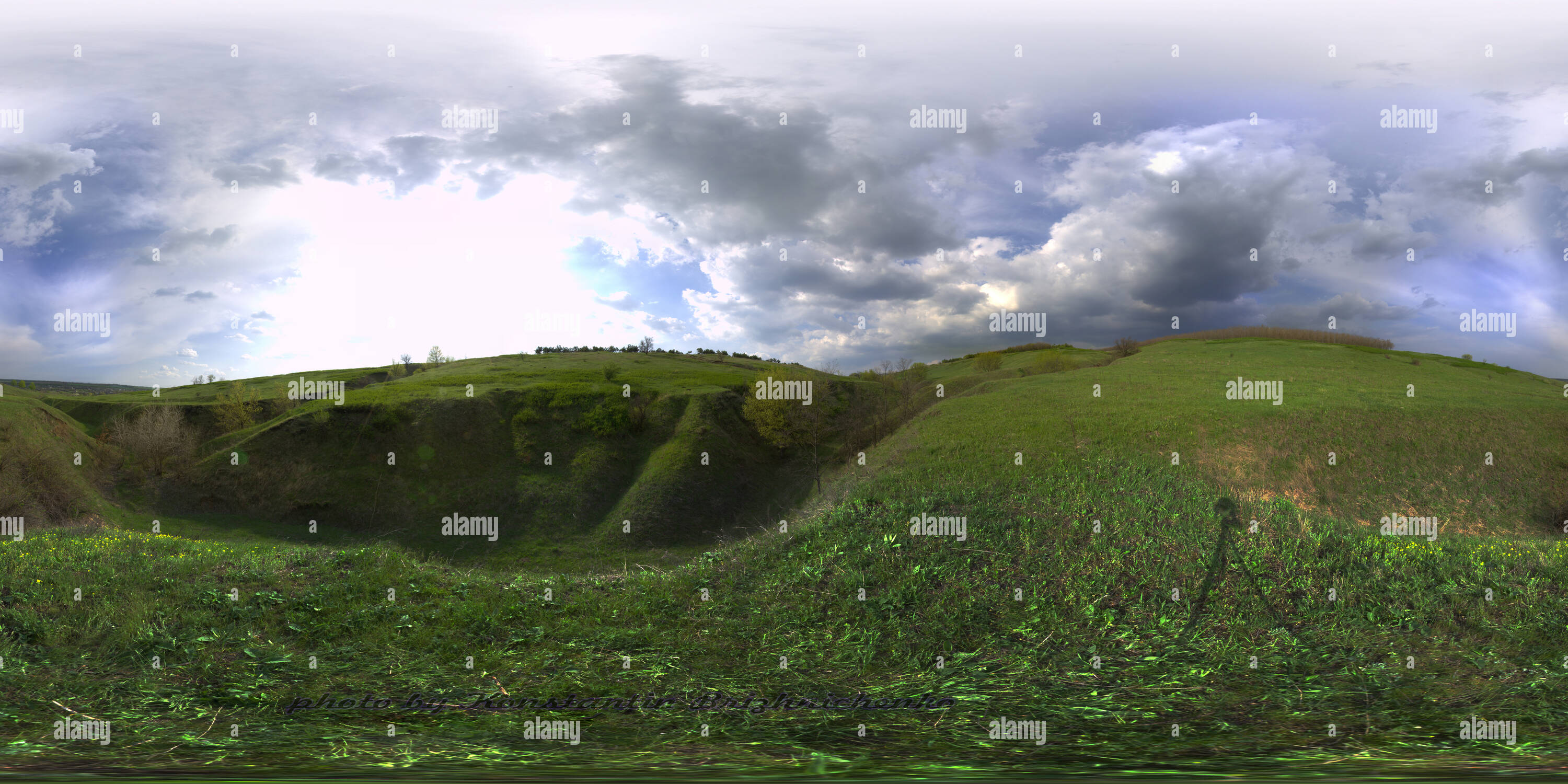 360° view of A small canyon - Alamy
