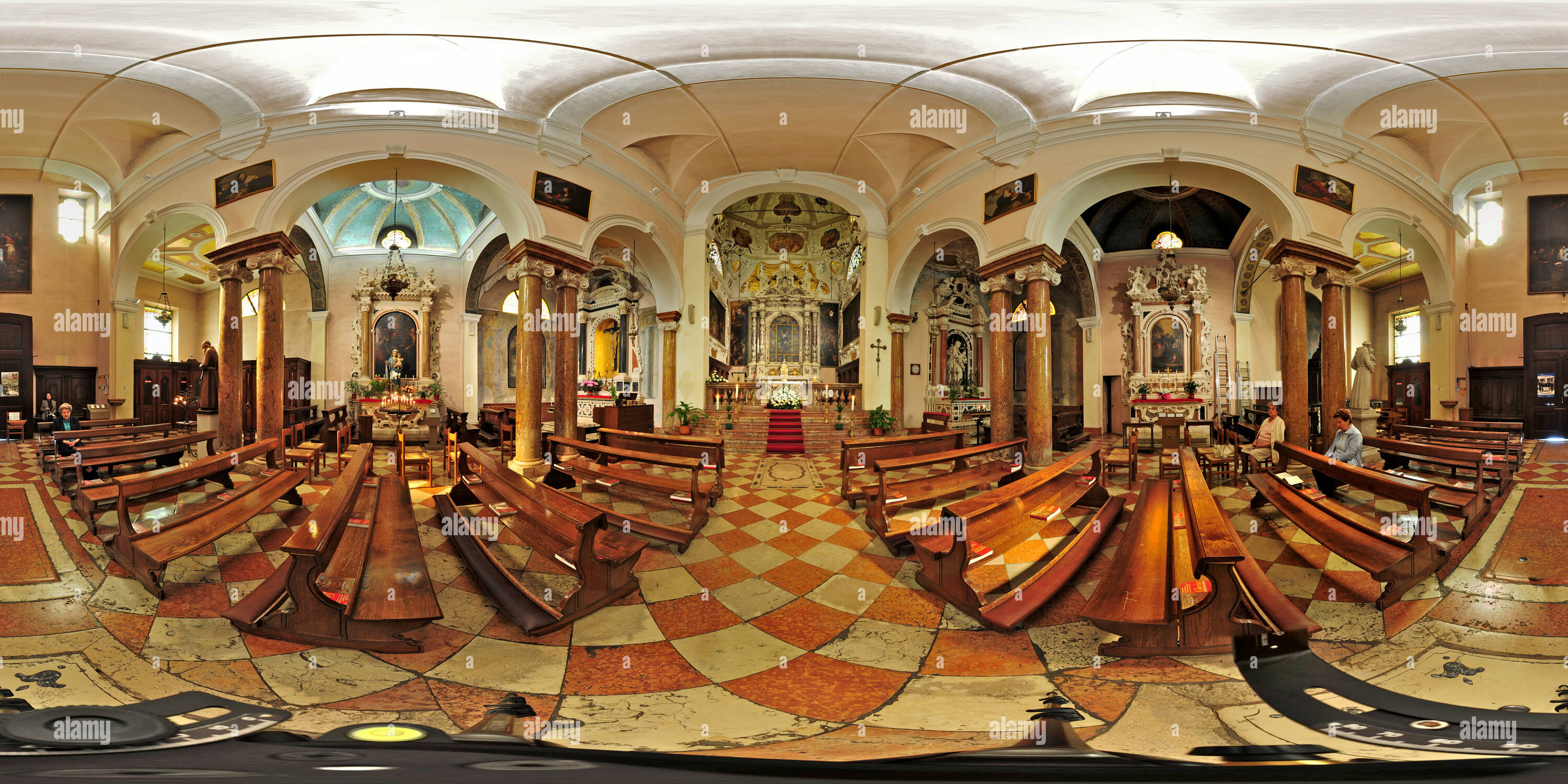 360° view of Thiene Chiesa Del Rosario - Alamy