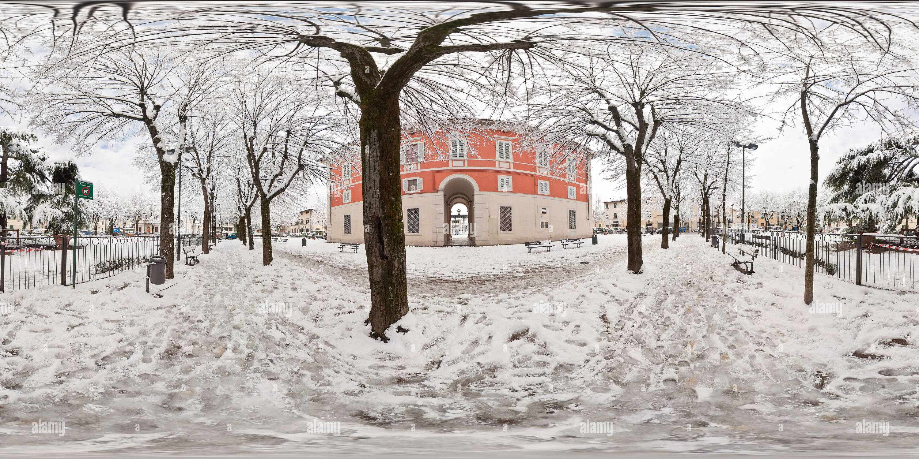360° view of Scandicci Piazza Matteotti 02 - Alamy