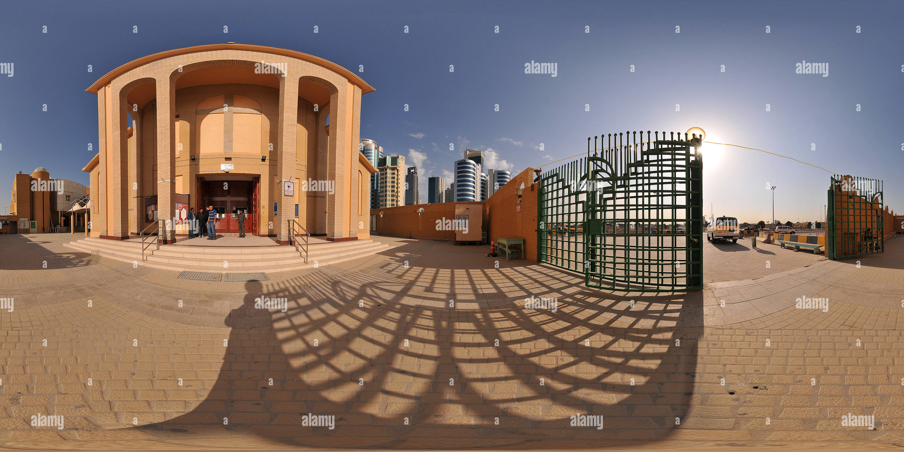 360° view of Holy Family Church in Kuwait City - Alamy