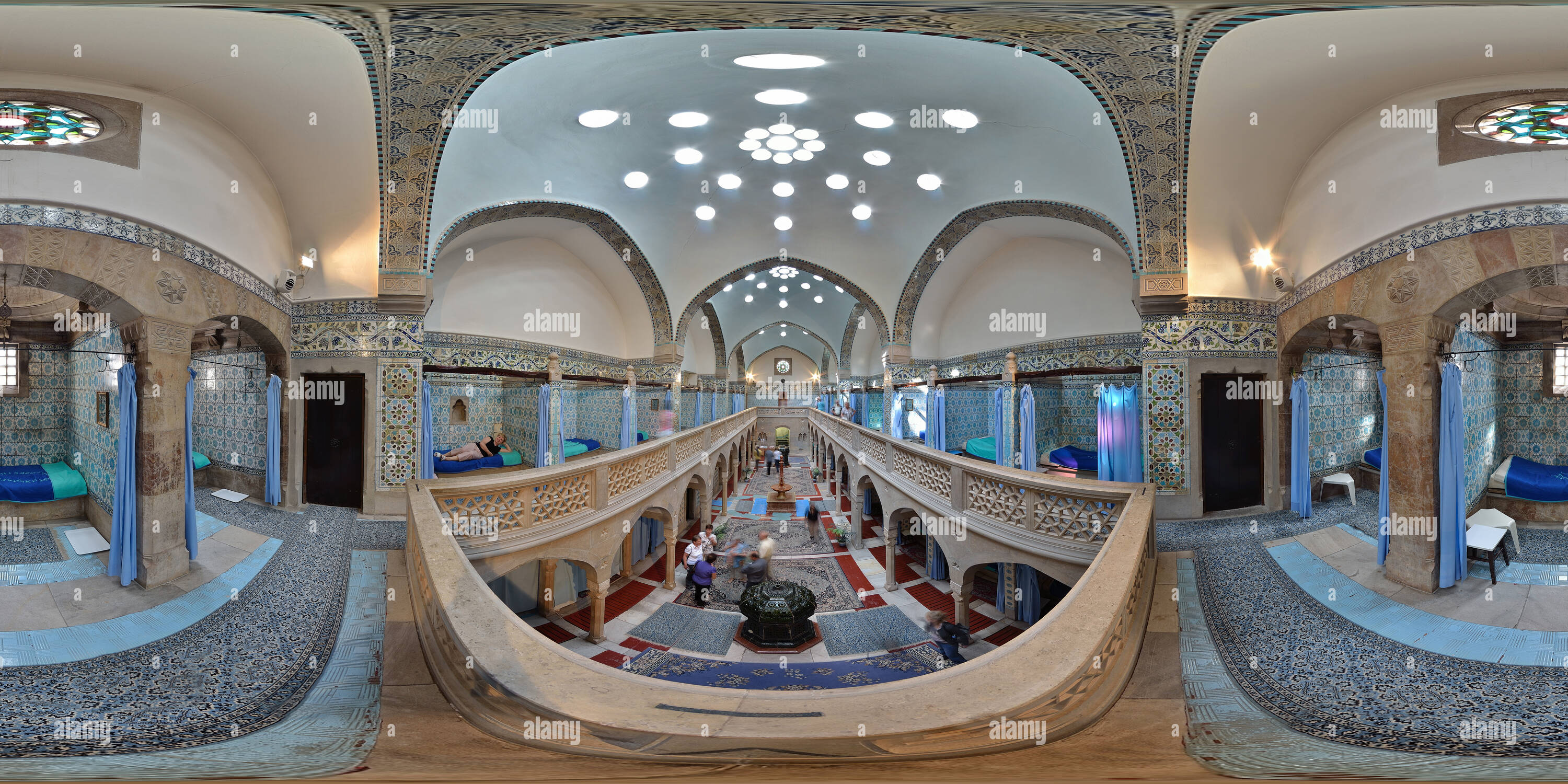 360° view of Trencianske Teplice Hammam 04 - Alamy