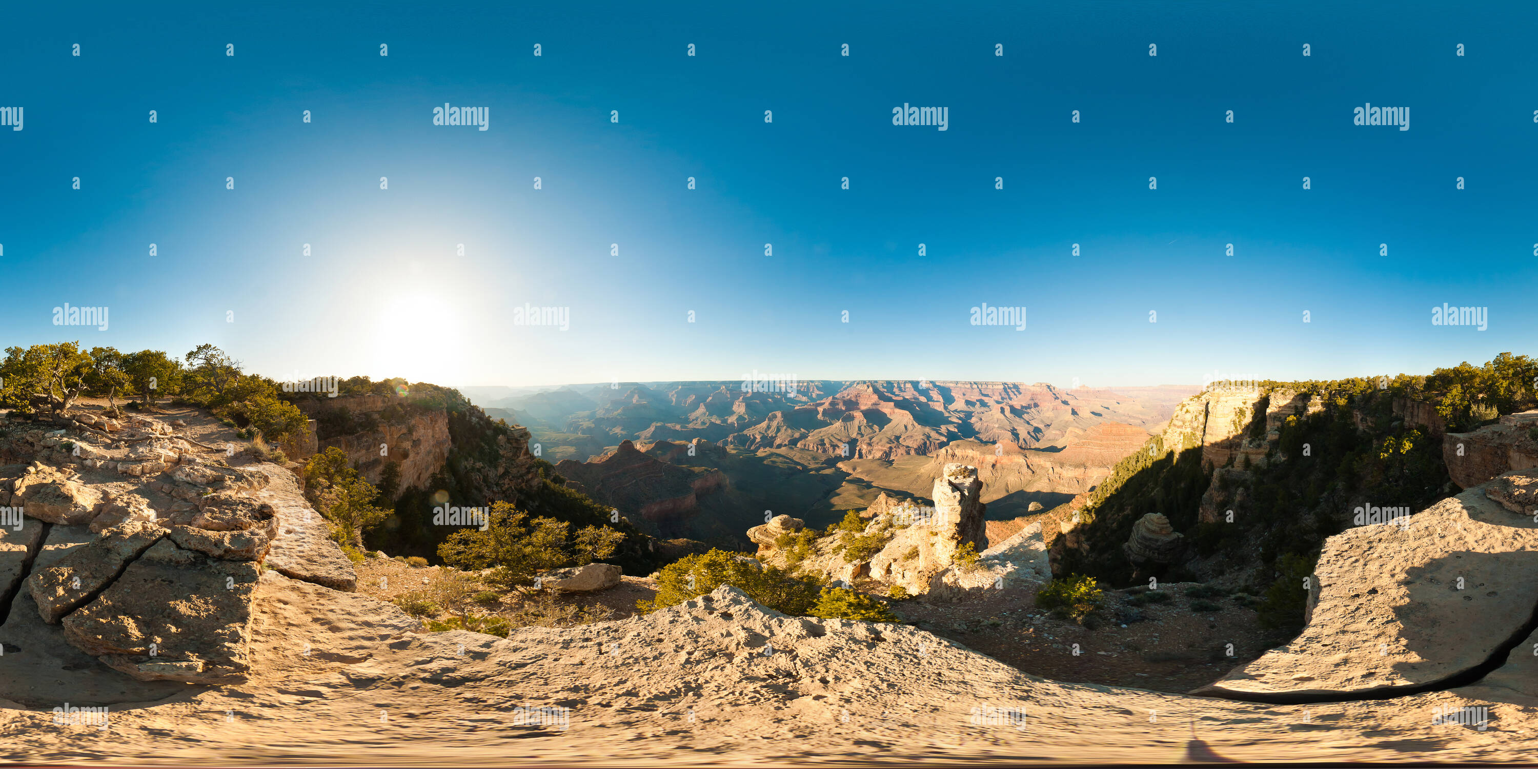 360° view of Grand Canyon - Yaki Point - Alamy