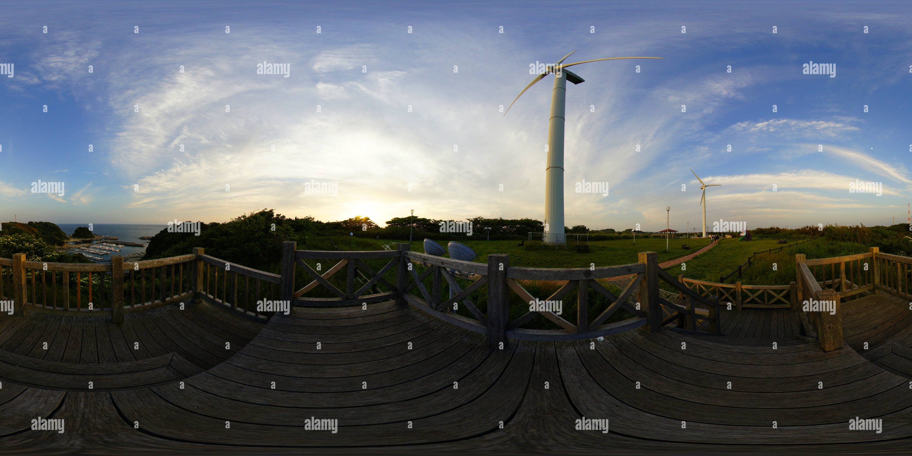 360° view of Windmill at Miura - Alamy
