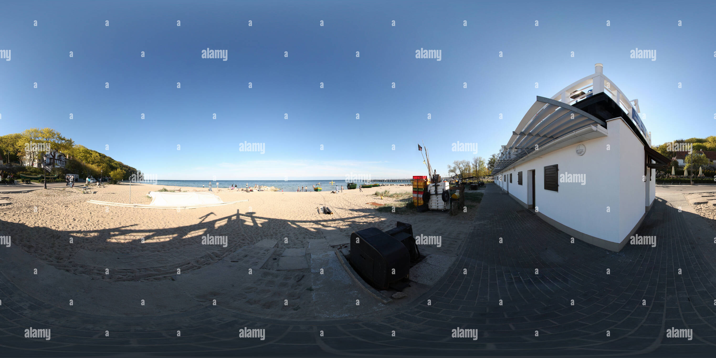 360° view of Gdynia Orlowo Fishing Tovern - Alamy