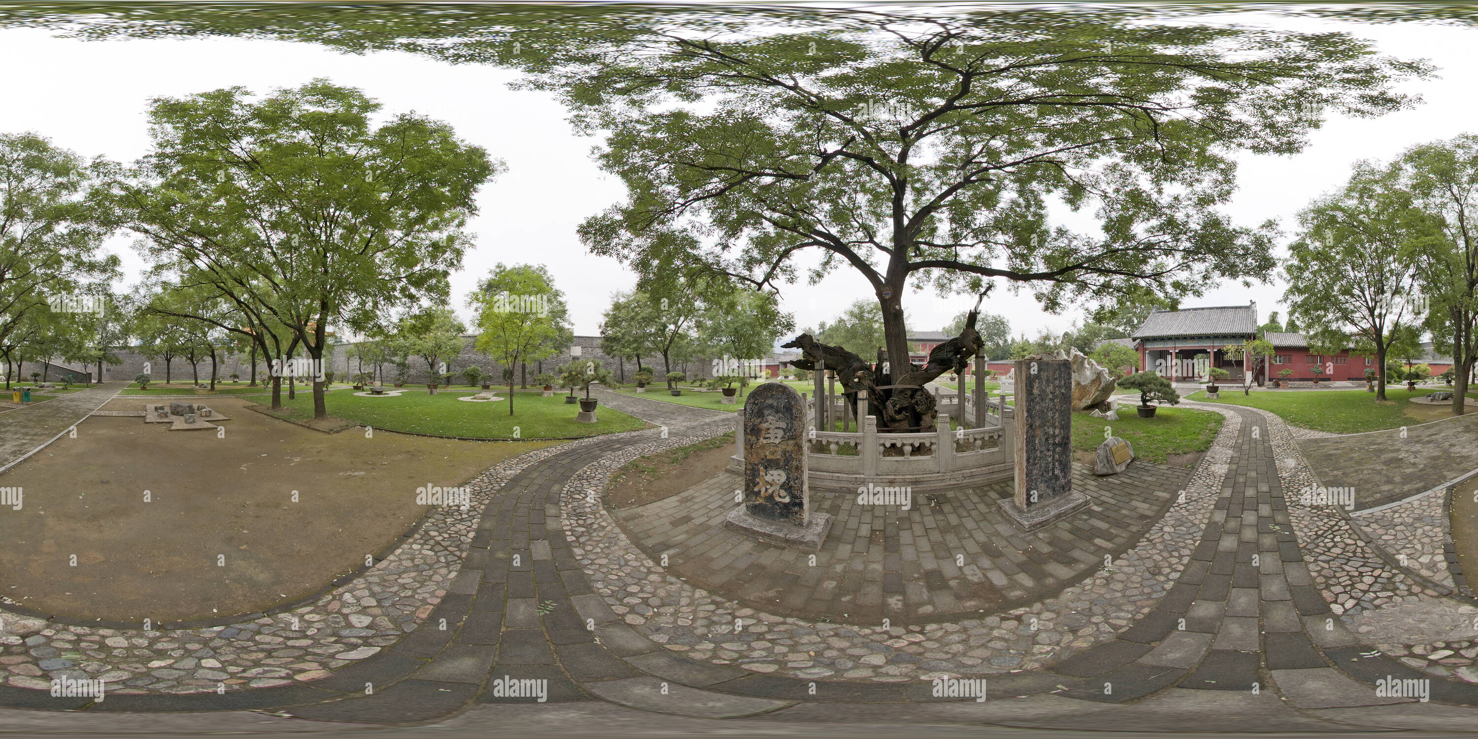 360° view of Tai'an City - Dai Temple - Tang Huai Home - Alamy
