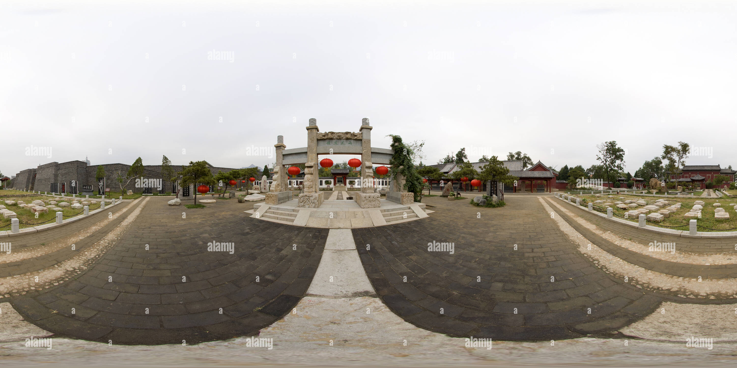 360° view of Tai'an City - Dai Temple - Yuhua Road House Beilin -2 - Alamy