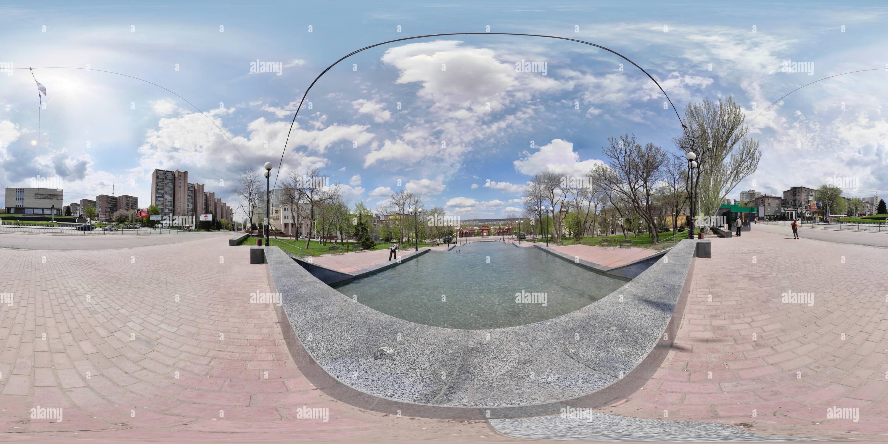 360° view of Area near a regional museum - Alamy
