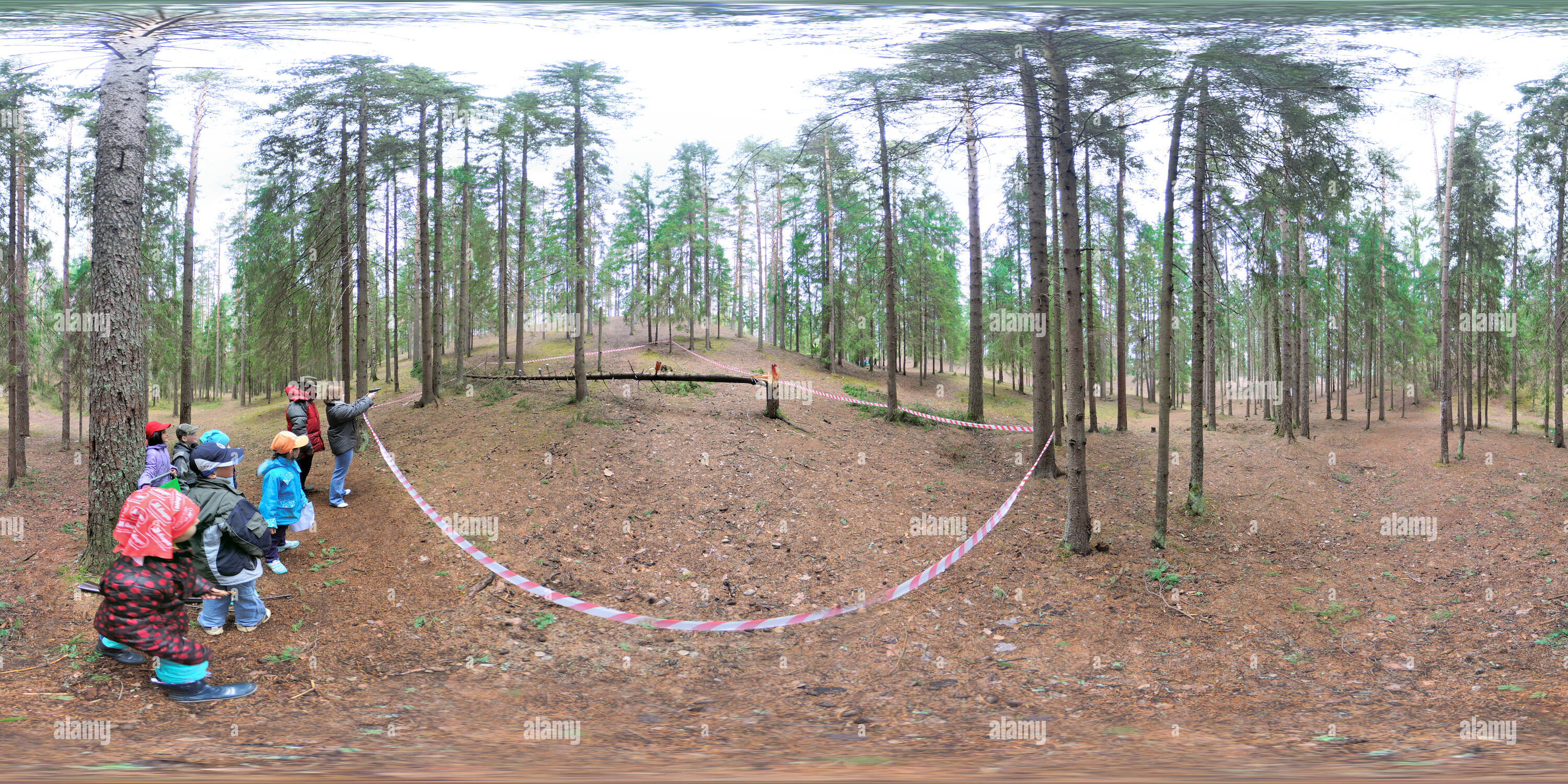 360° view of First-grade competition shooting - Alamy