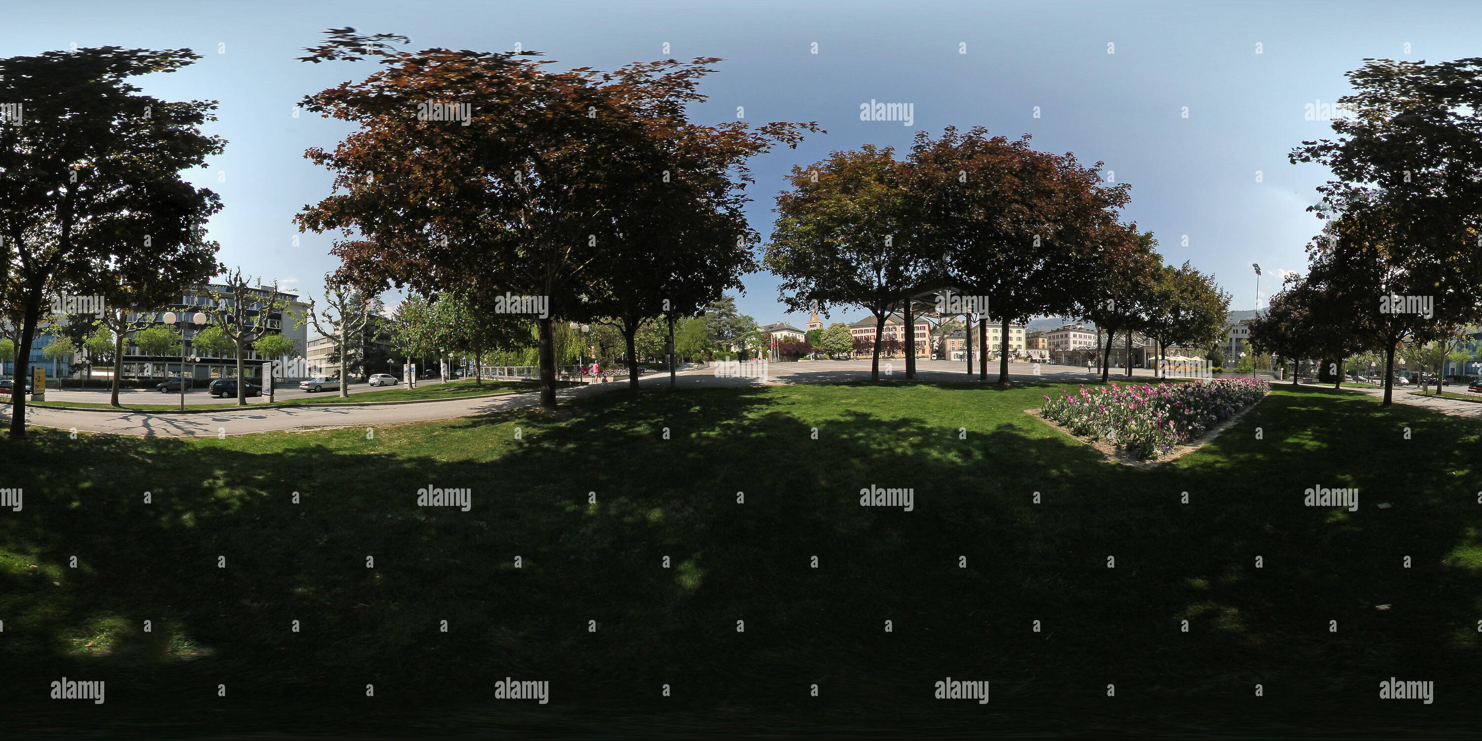 360° view of Place de la Planta - Sion - Alamy