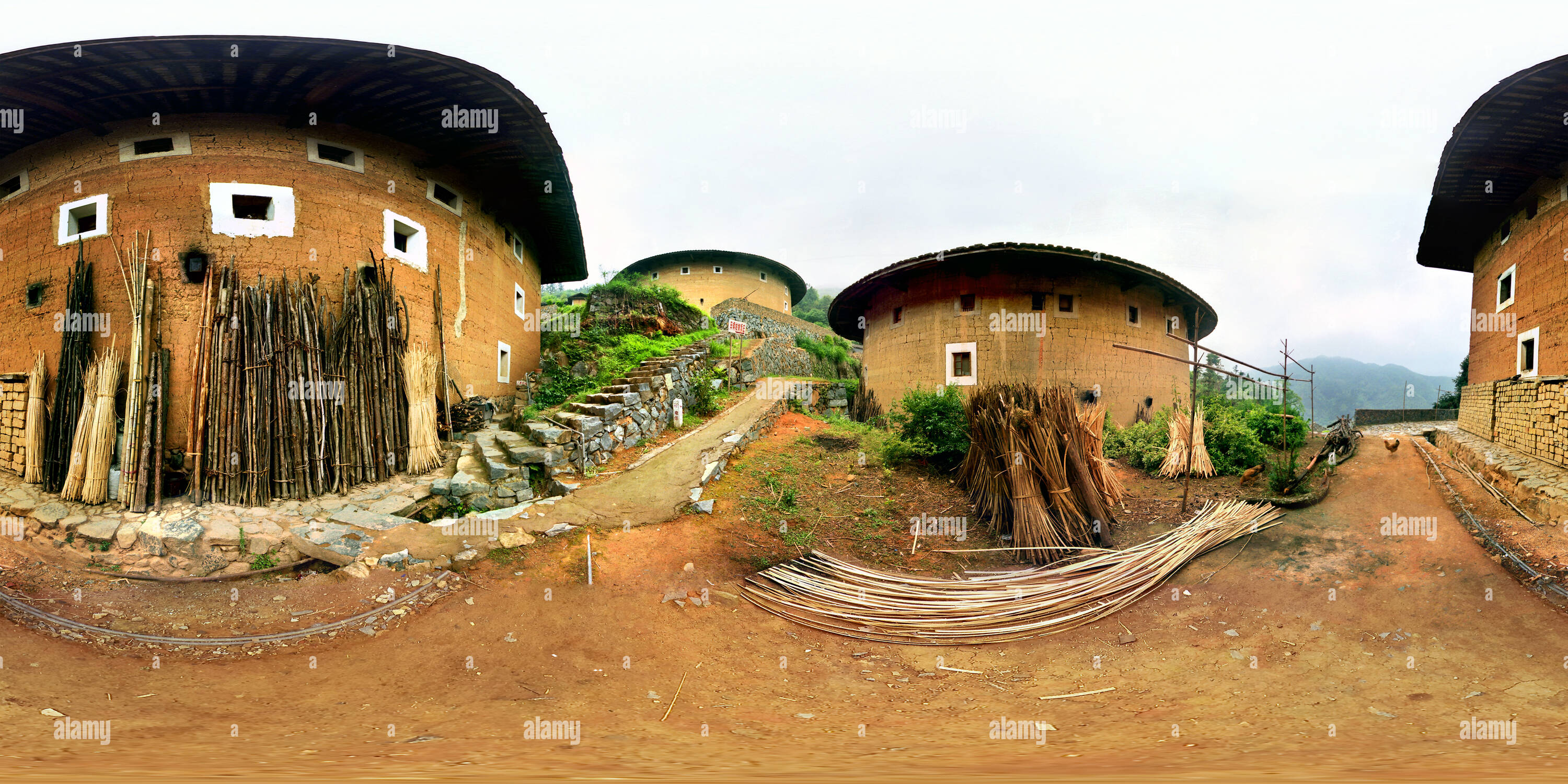Tianluokeng tulou cluster nanjing zhangzhou tian luo keng village ... Tianluokeng tulou cluster nanjing zhangzhou tian luo keng village ...