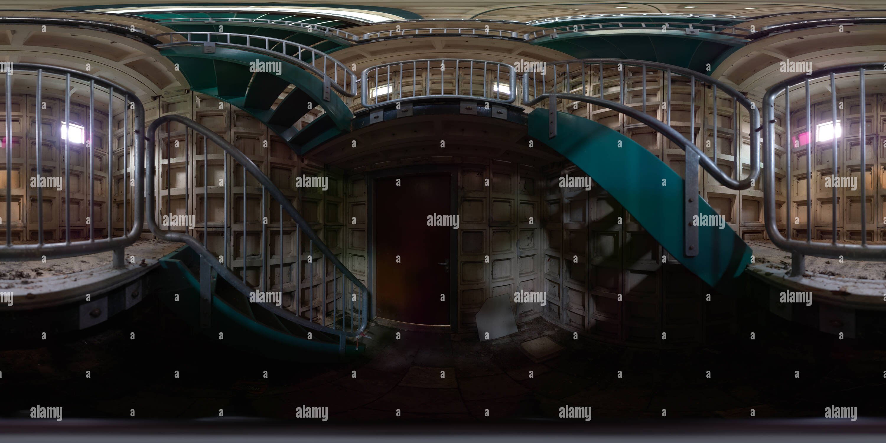 360° view of Inside The Watchtower "Ramspol - Alamy