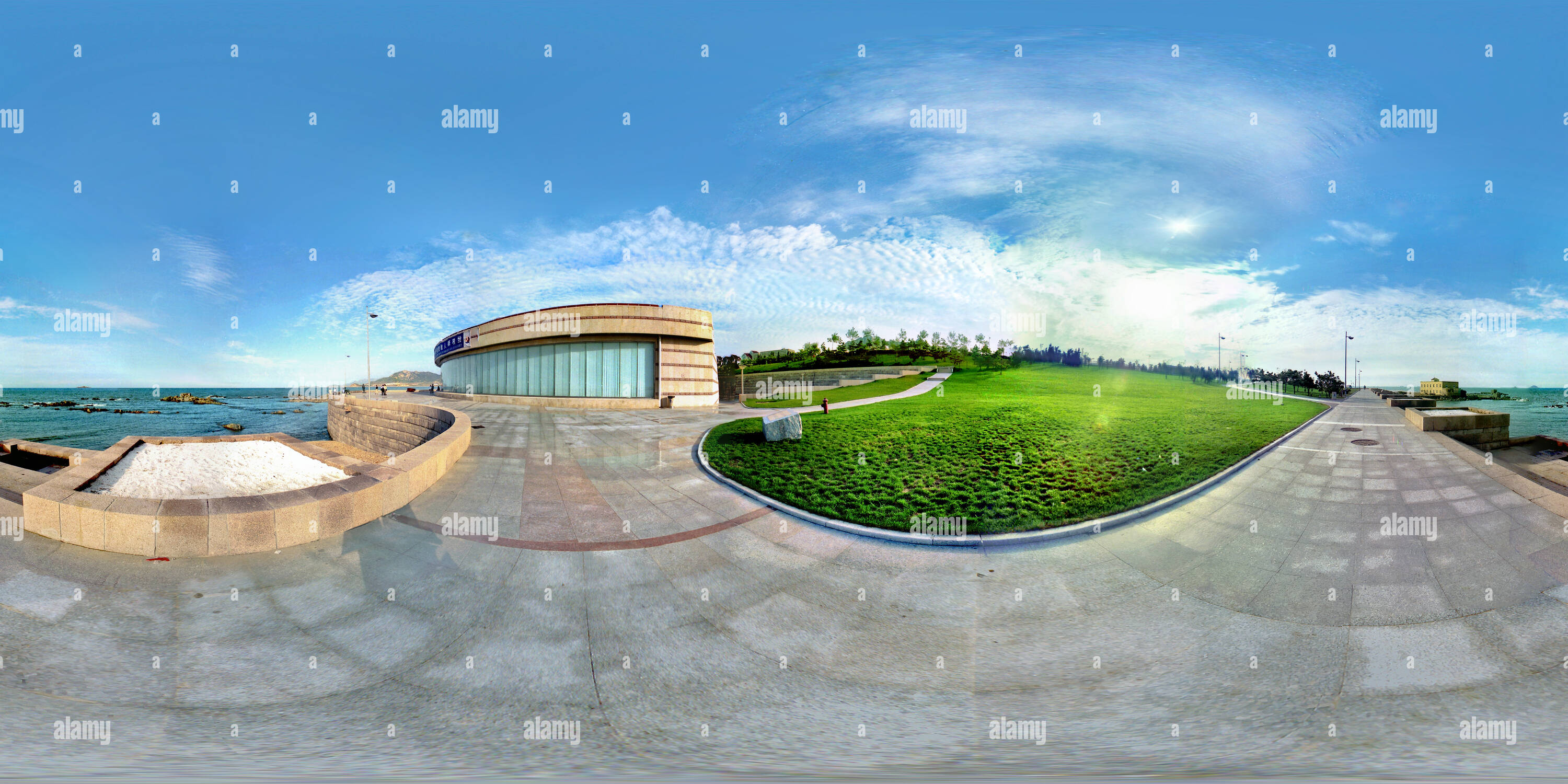360° view of Qingdao beach scenery 1 - Alamy