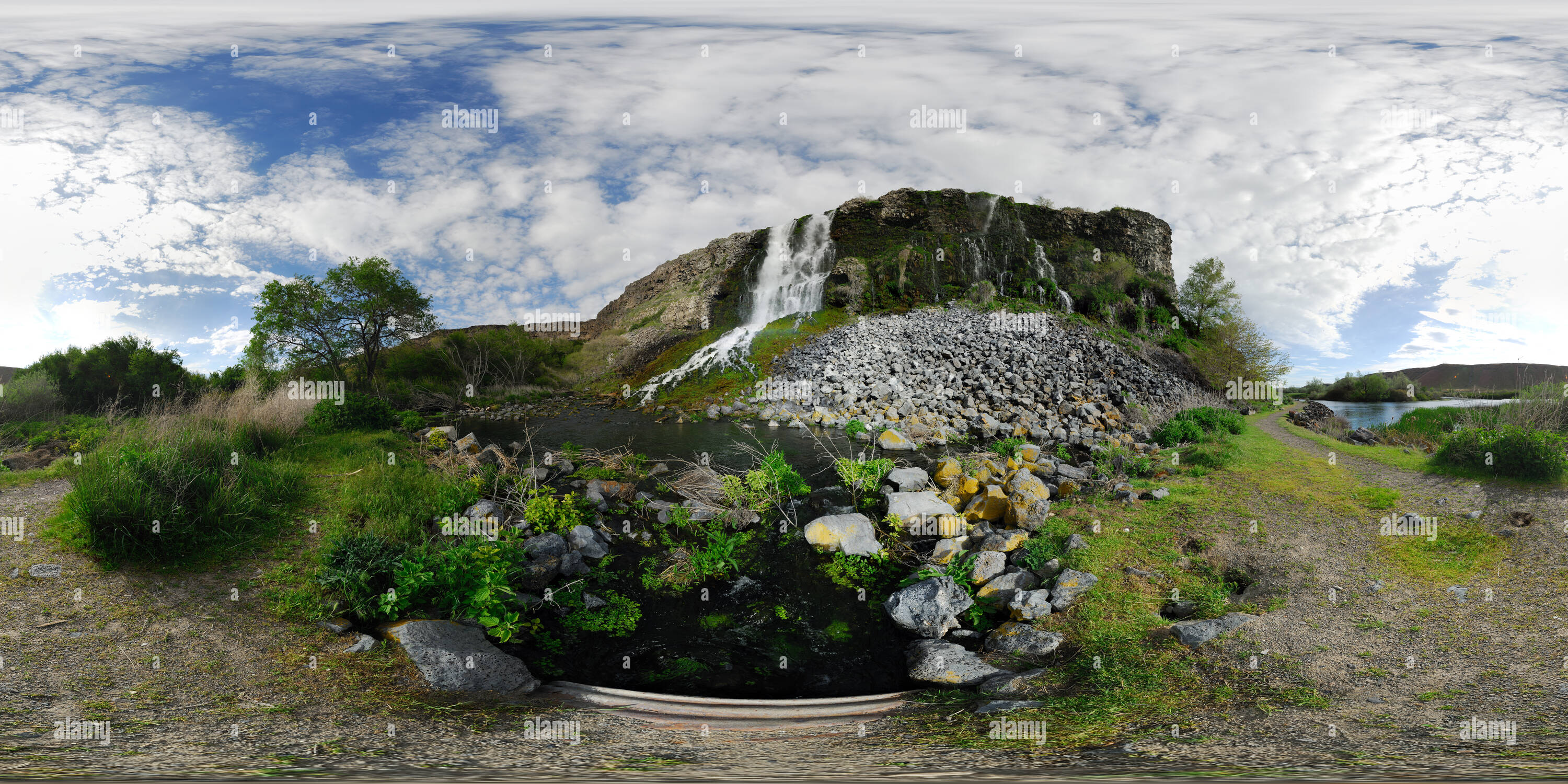 360° view of Thousand Springs State Park, Hagerman, Idaho, USA - Alamy