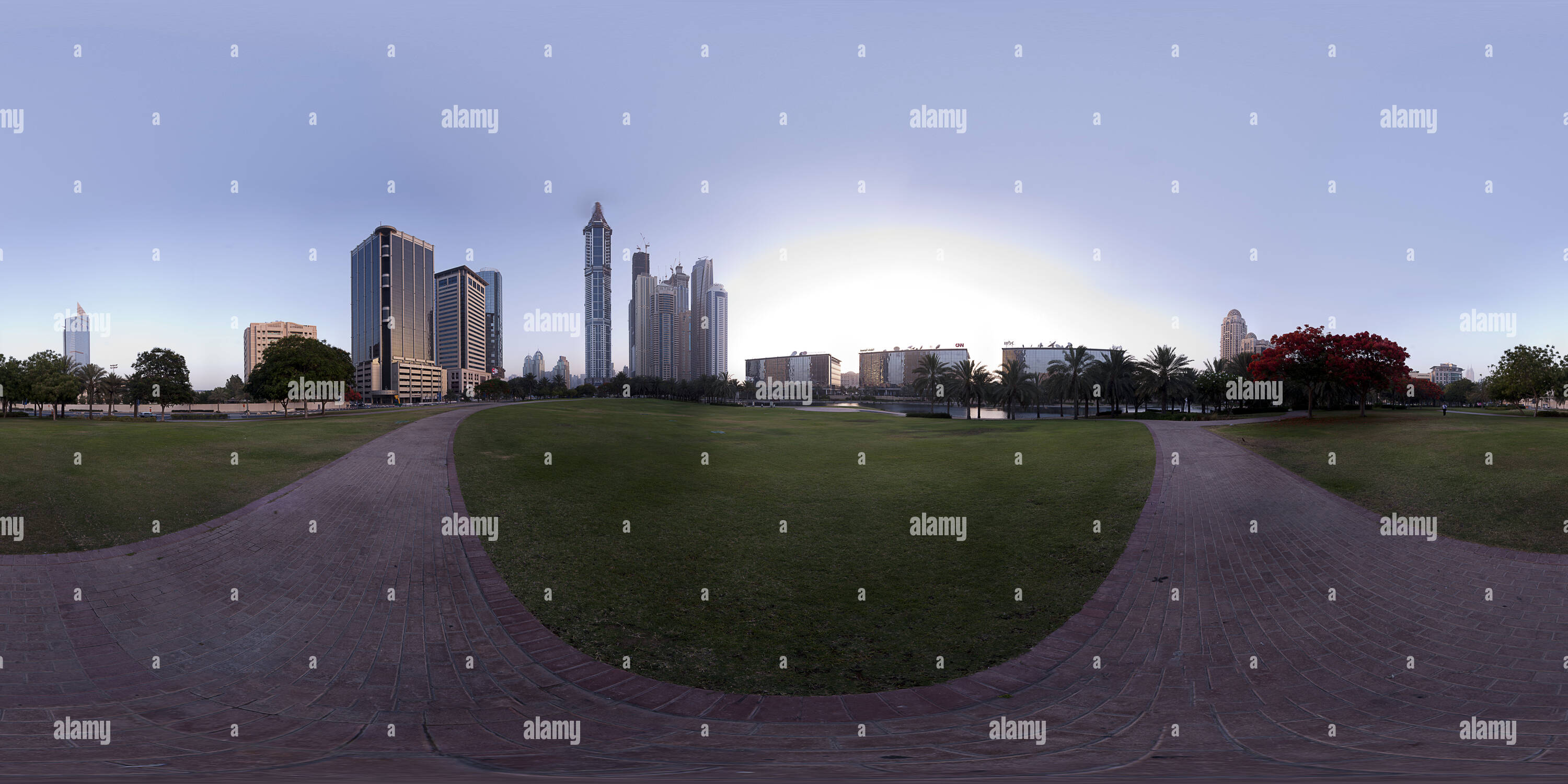 360° view of DMC - Dubai Media City - Alamy