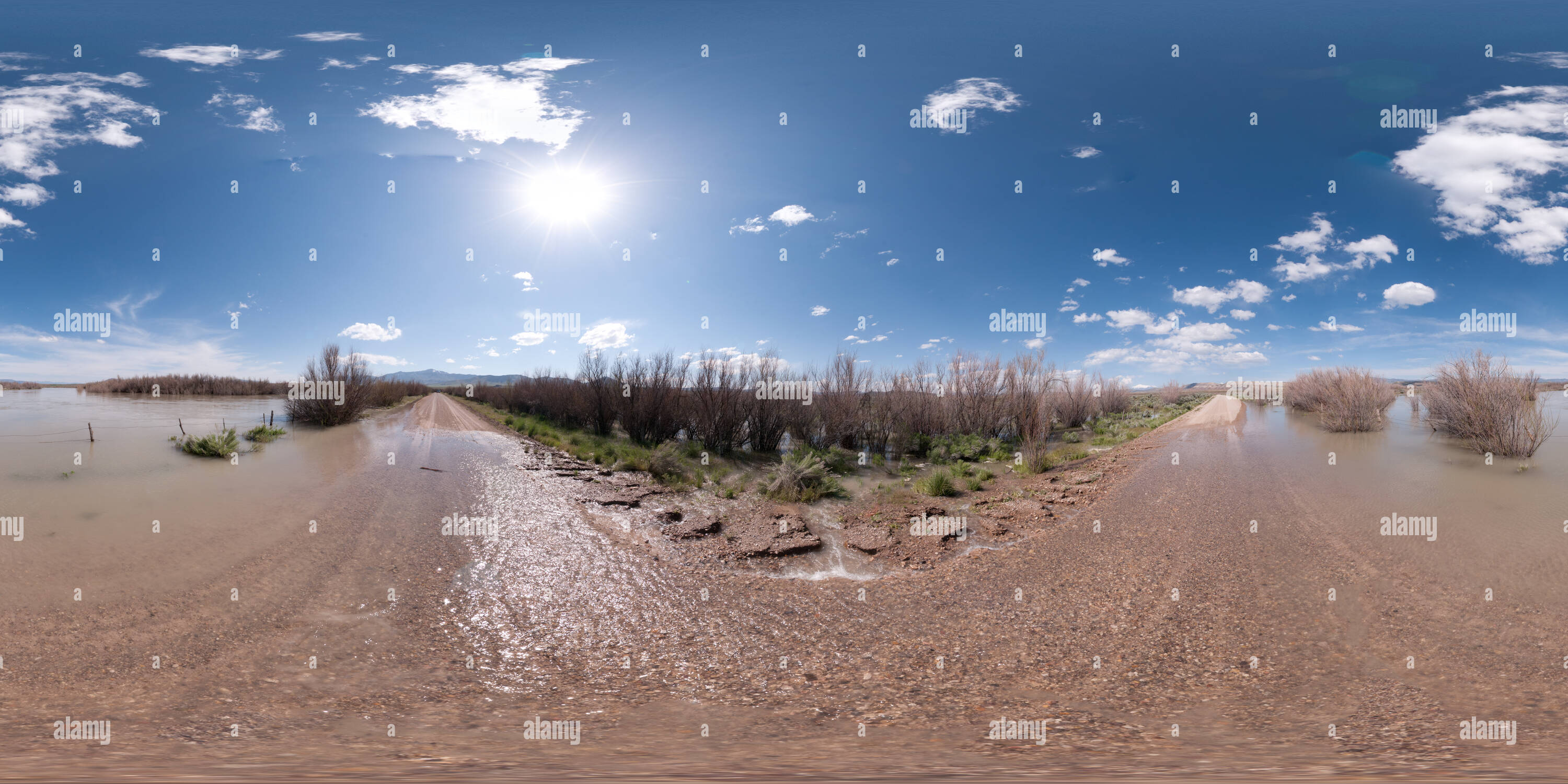 360° view of Sevier River near Mills, Utah - Alamy