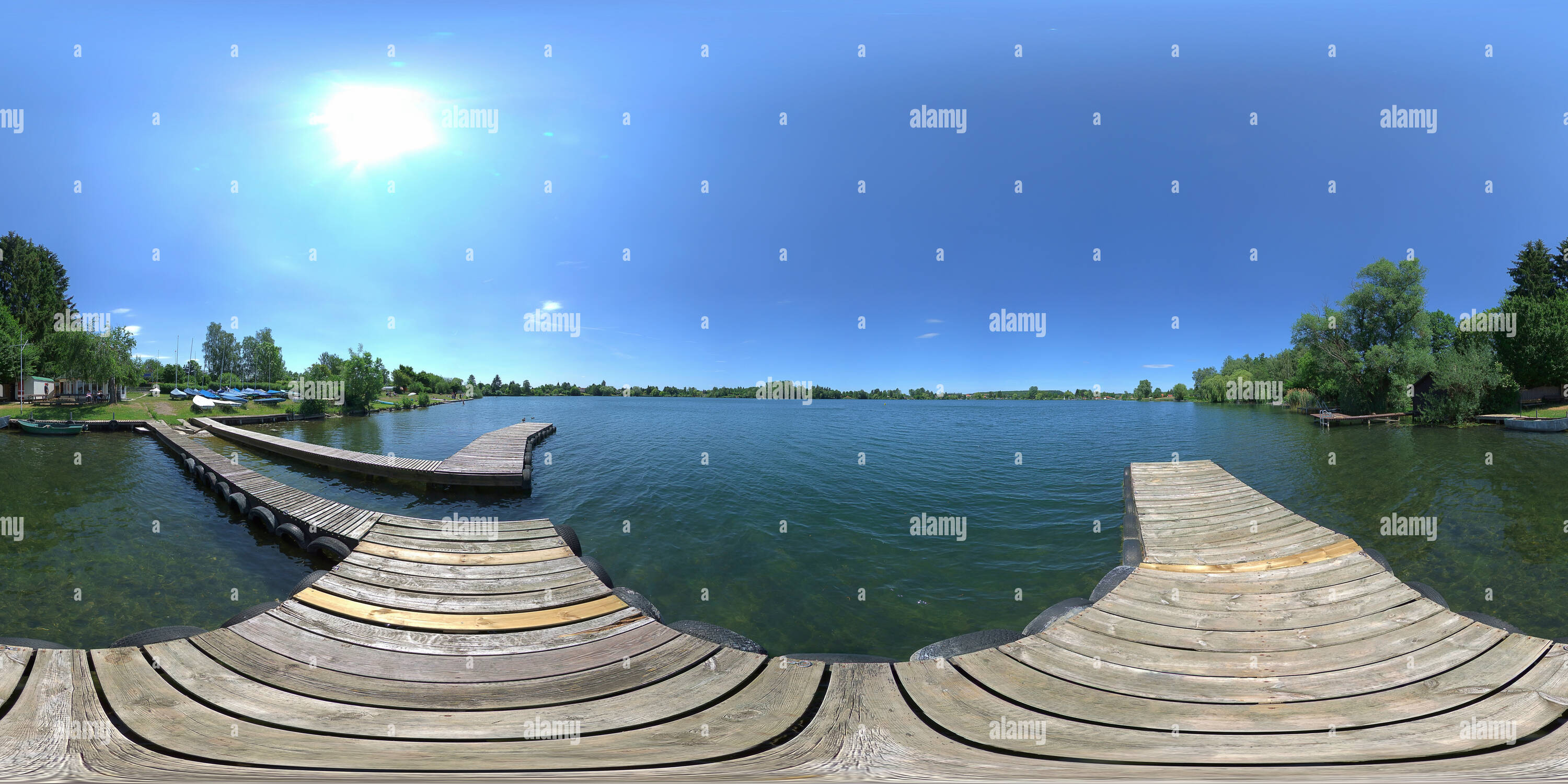360° view of -Trais Horloff- Inheidener See (Trais Horloffer See - Alamy