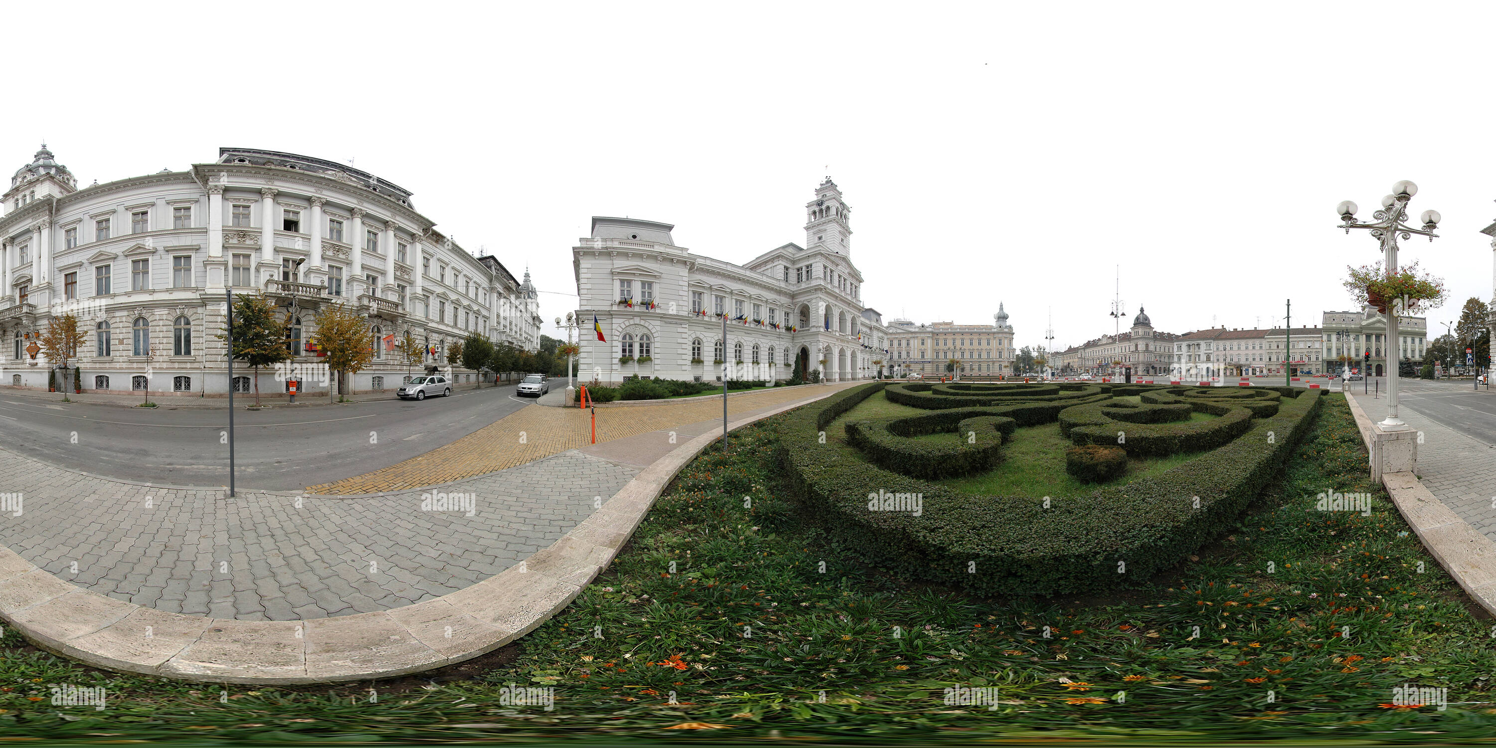 360° view of Cenad Palace, Arad, Romania - Alamy