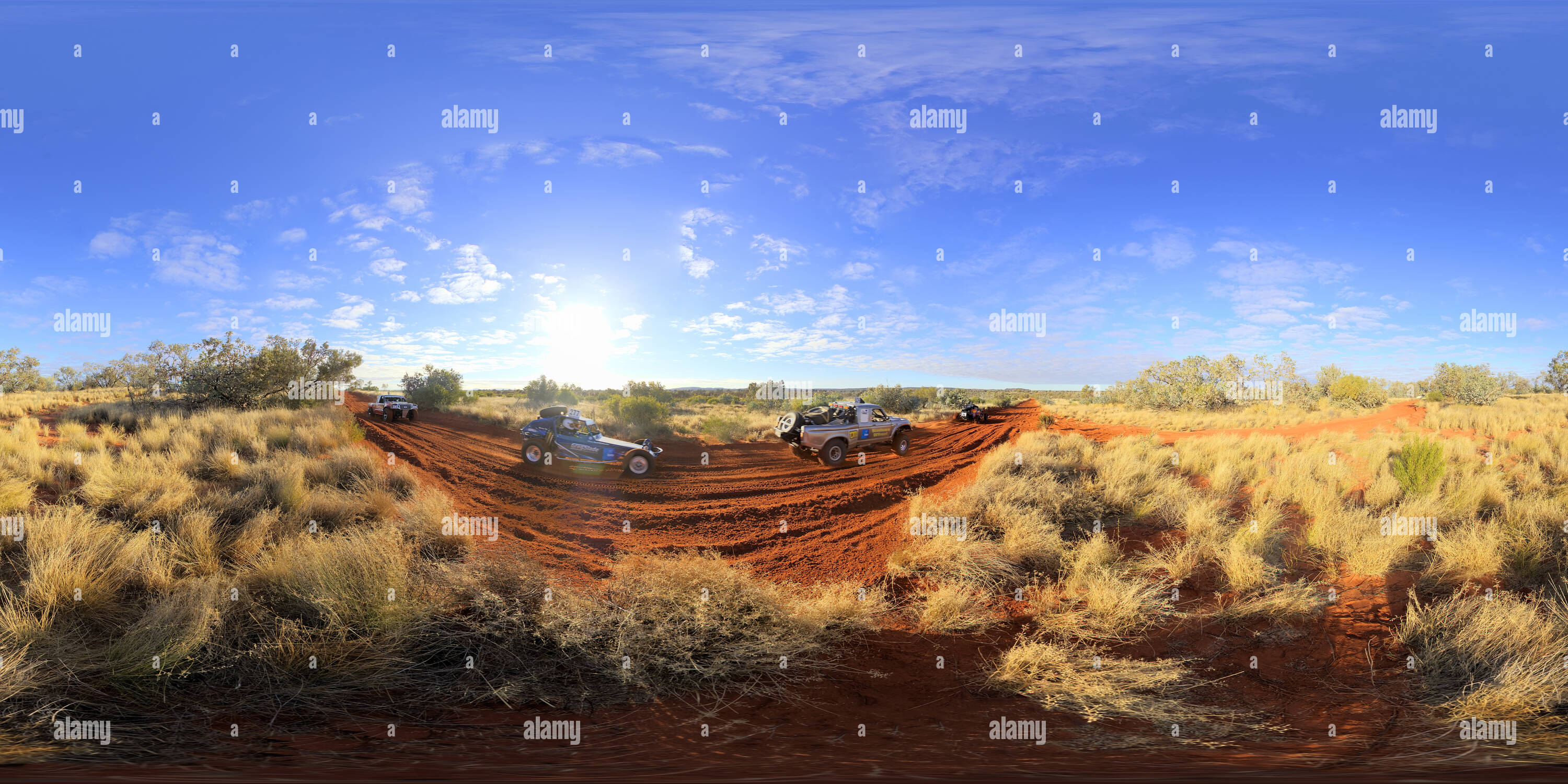360° view of Finke Desert Race 2011 -- Day 1 - Alamy