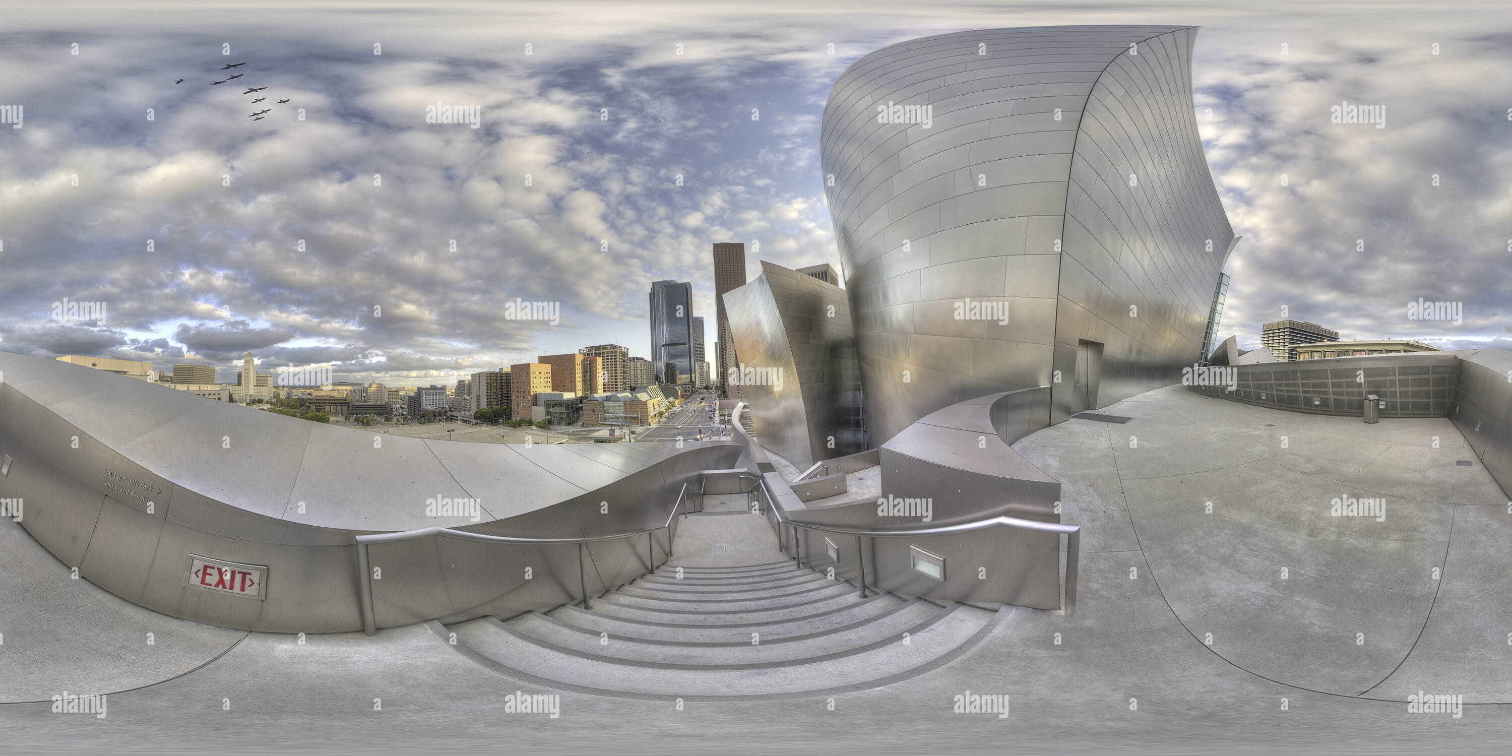 360° view of Walt Disney Concert Hall - Alamy