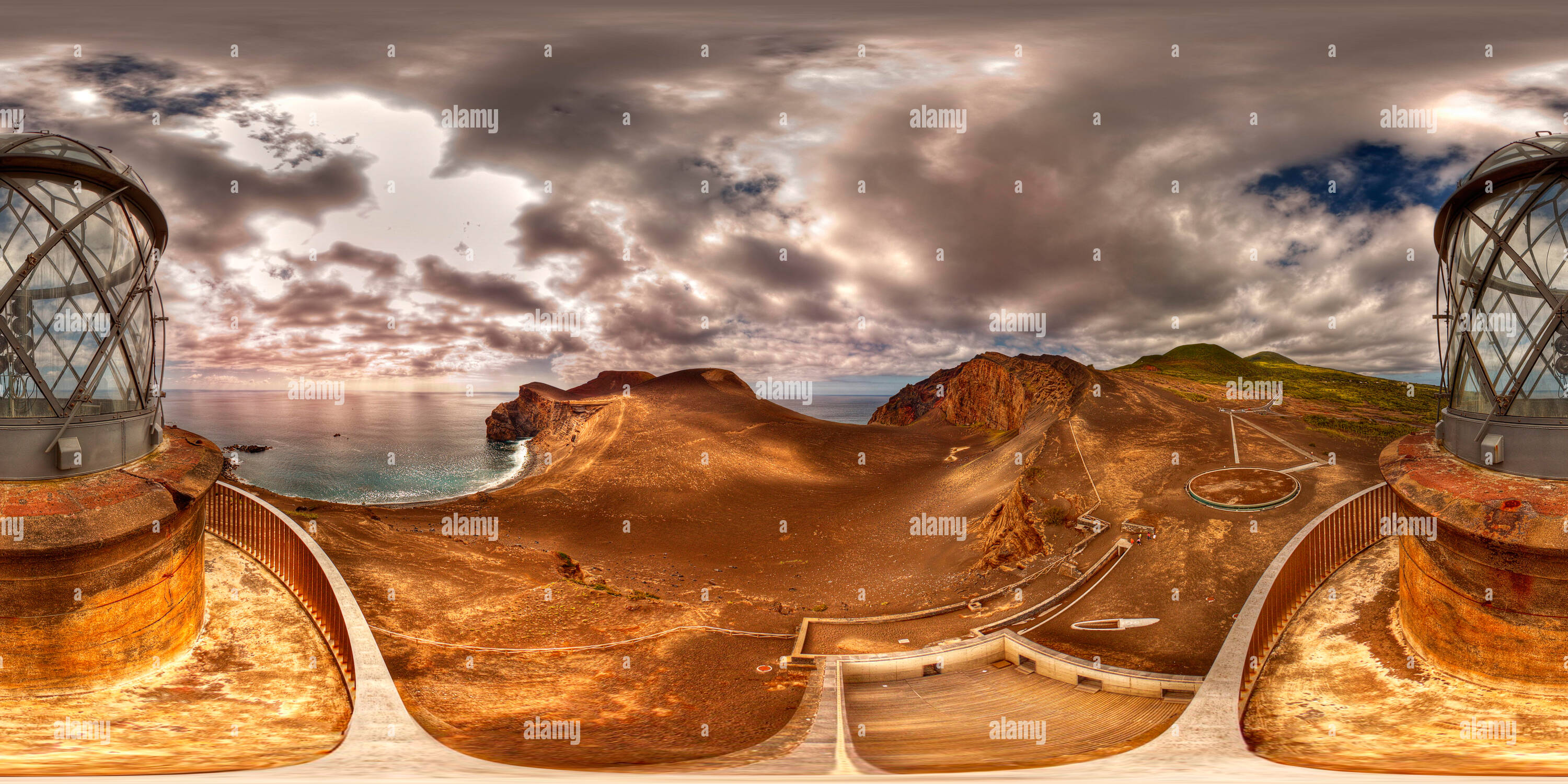 360° view of Faial lighthouse. azores islands. portugal - Alamy