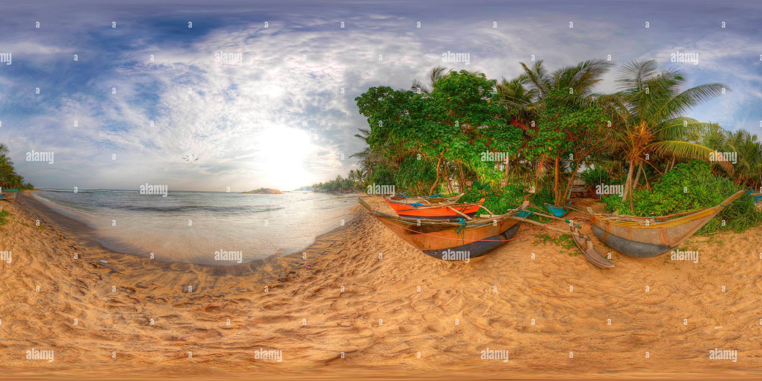 360° view of Koggala. sri lanka - Alamy