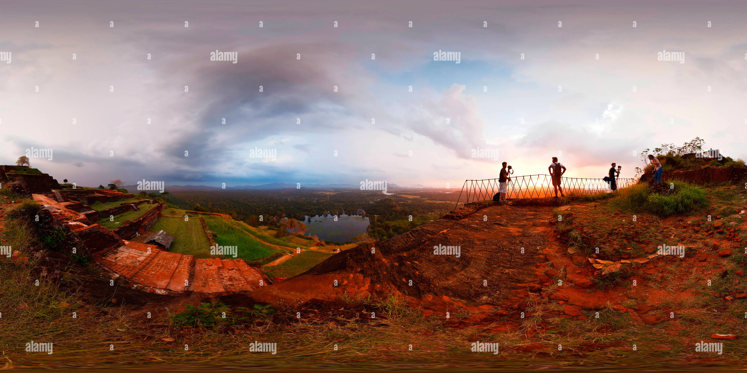 360° view of Sigiriya mountain. sri lanka - Alamy