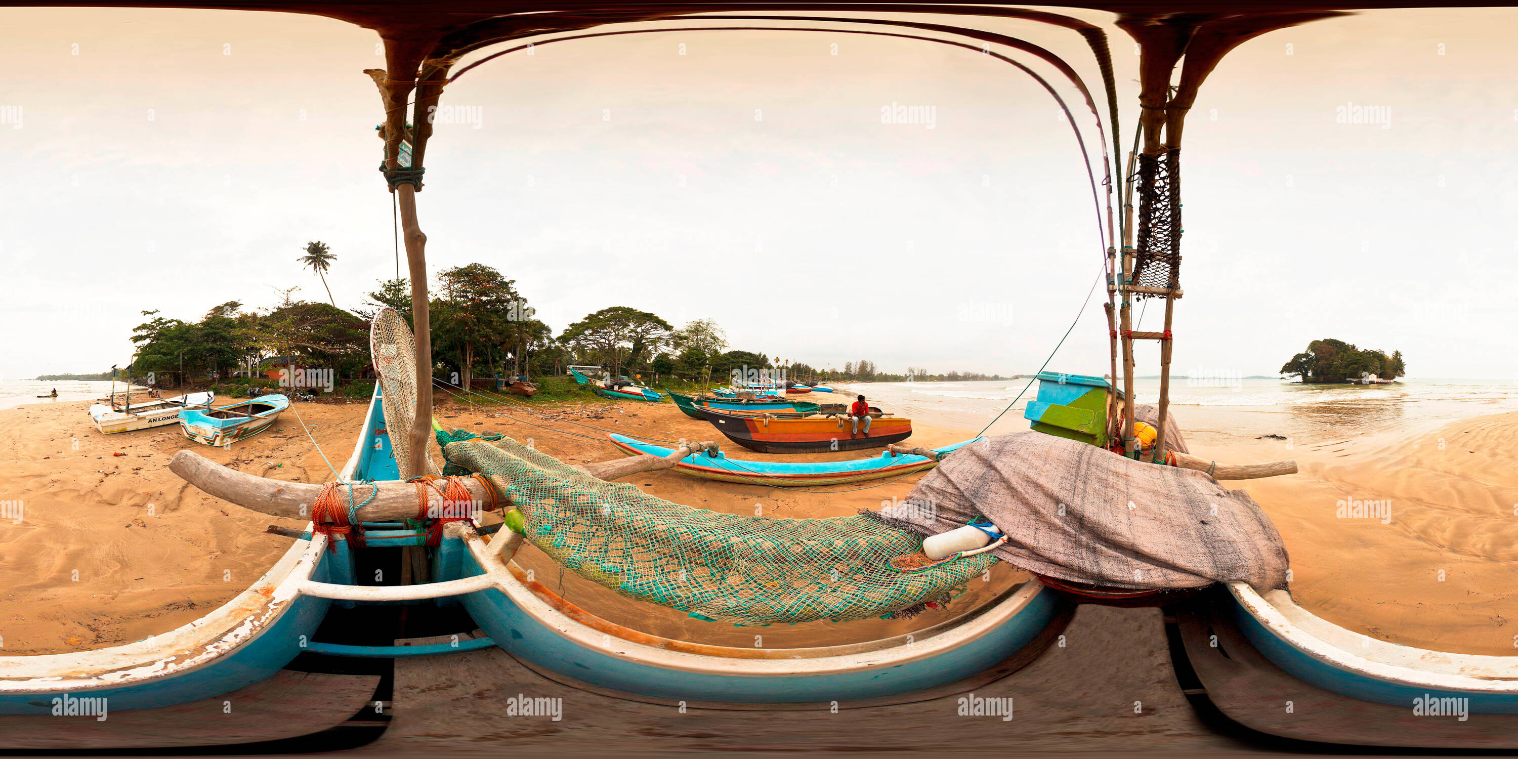 360° view of Taprobane Island. sri lanka - Alamy