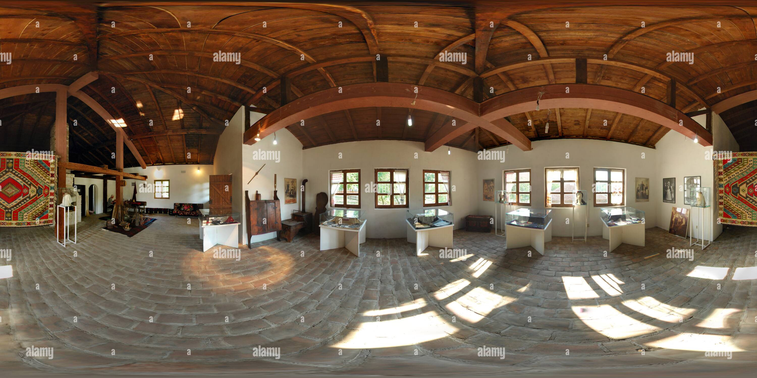 360° view of Etno park Tulba - muzejska postavka - Alamy