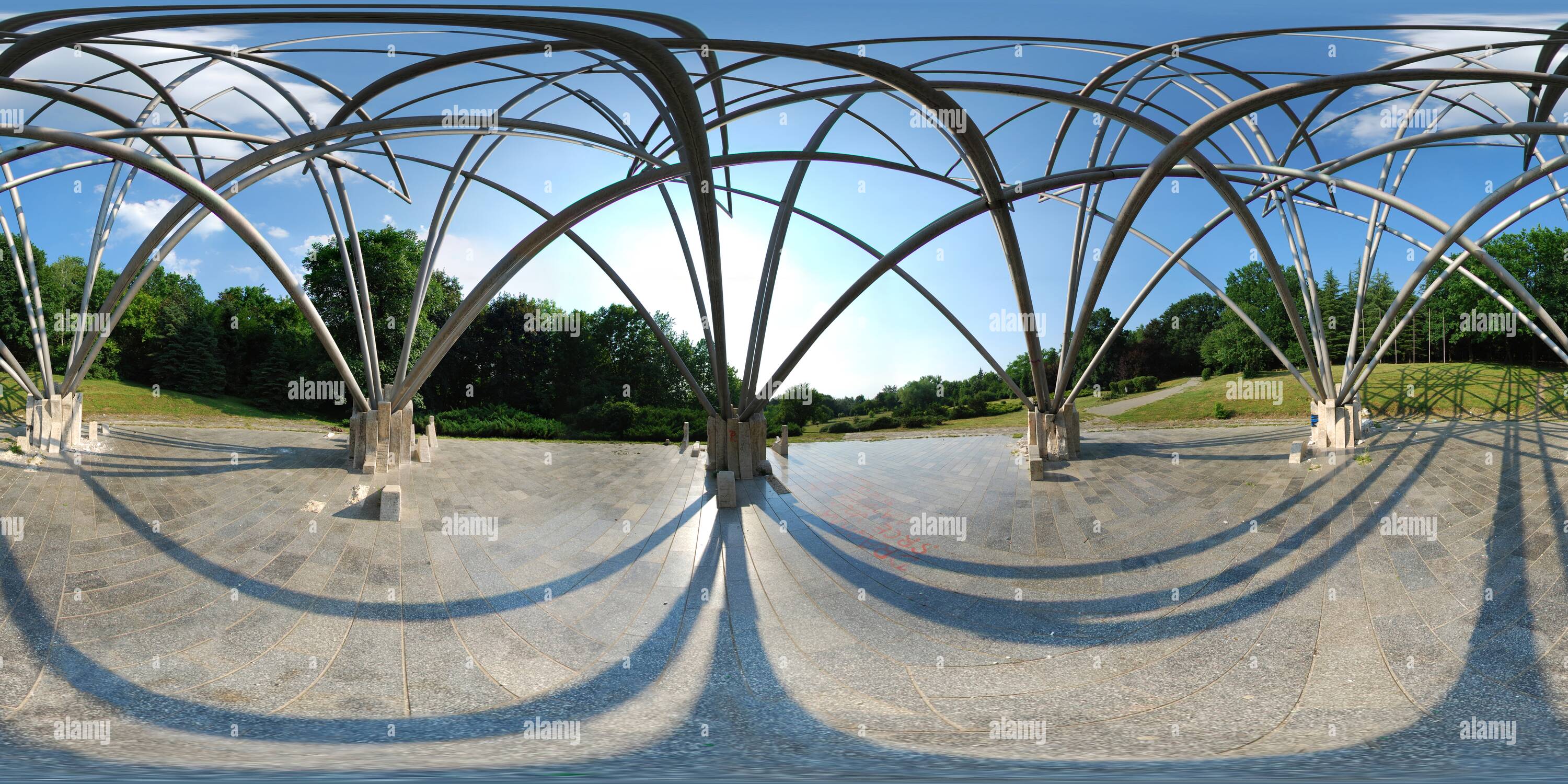 360° view of Inside the star in Cacalica park - Pozarevac - Alamy