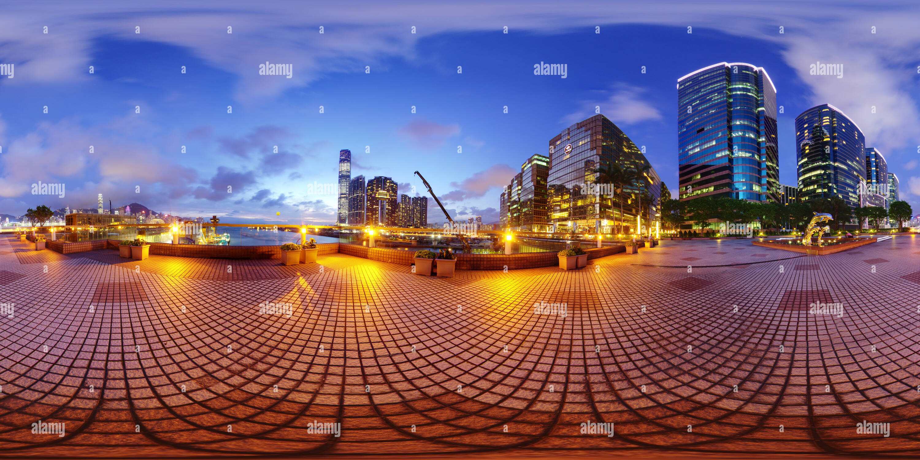 360° view of China Hong Kong City - Alamy