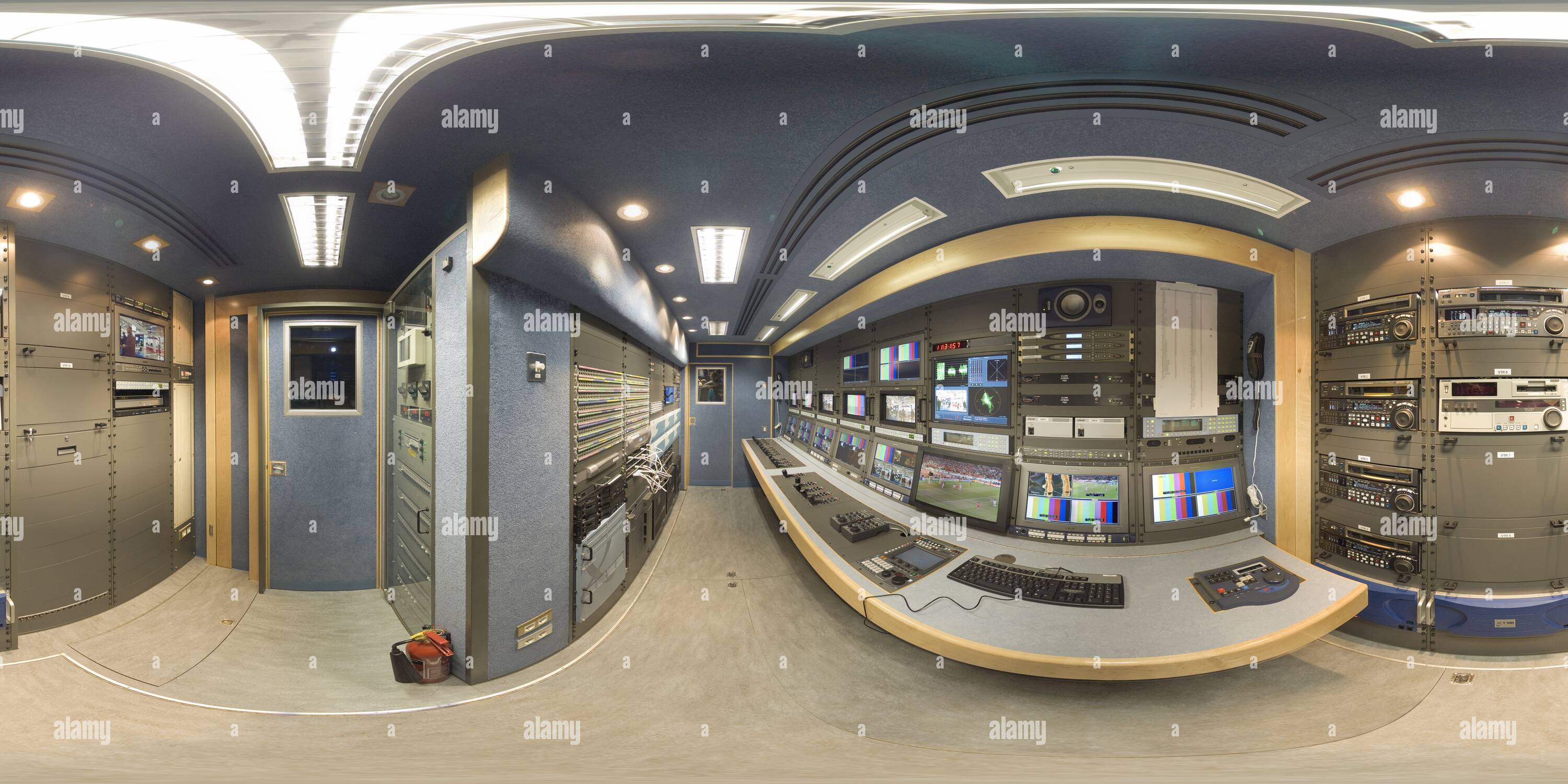 360° view of HD OB van for Mariinsky Theater. Server hardware ...