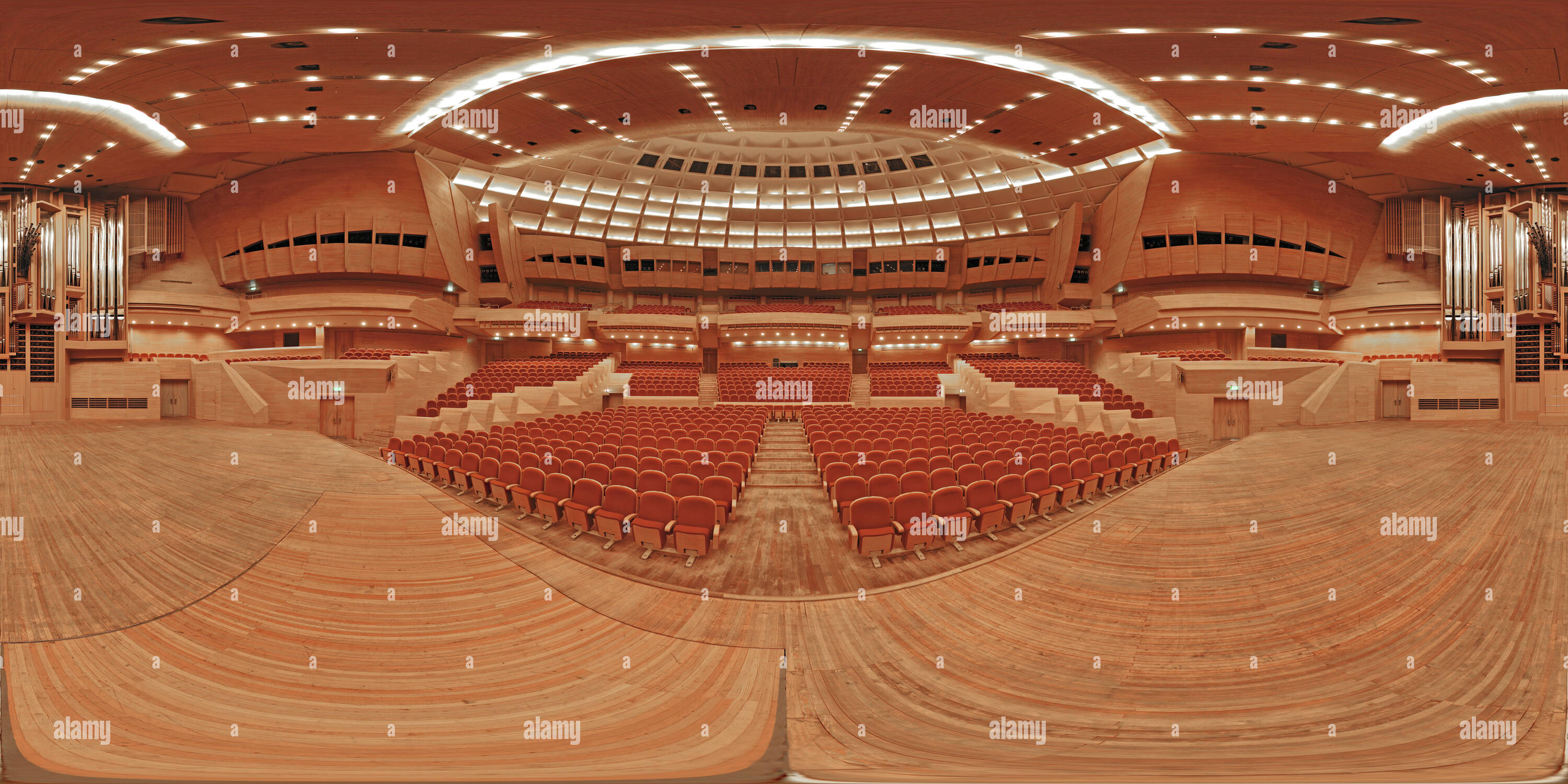 360° view of Moscow International House of Music. Svetlanov Hall - Alamy
