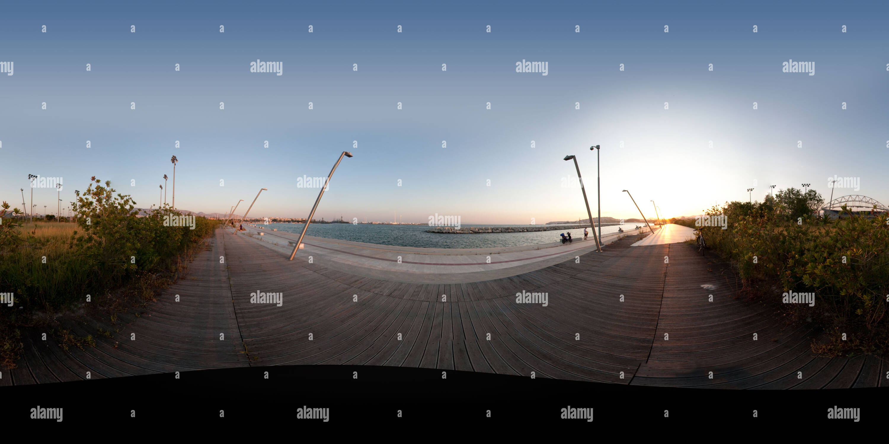 360° view of Beach Volley stadium - Alamy