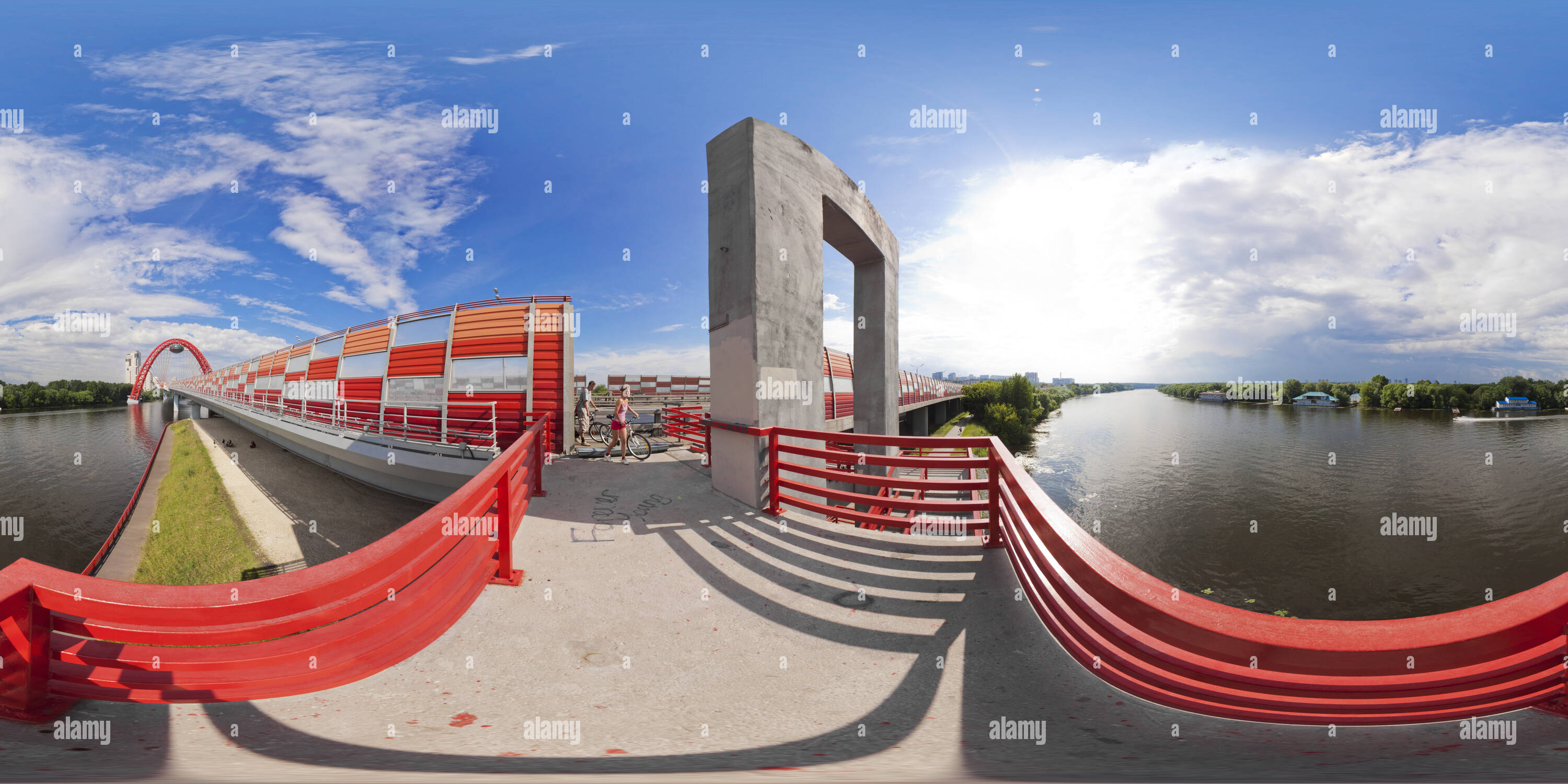 360° view of Picturesque Bridge. Point One - Alamy