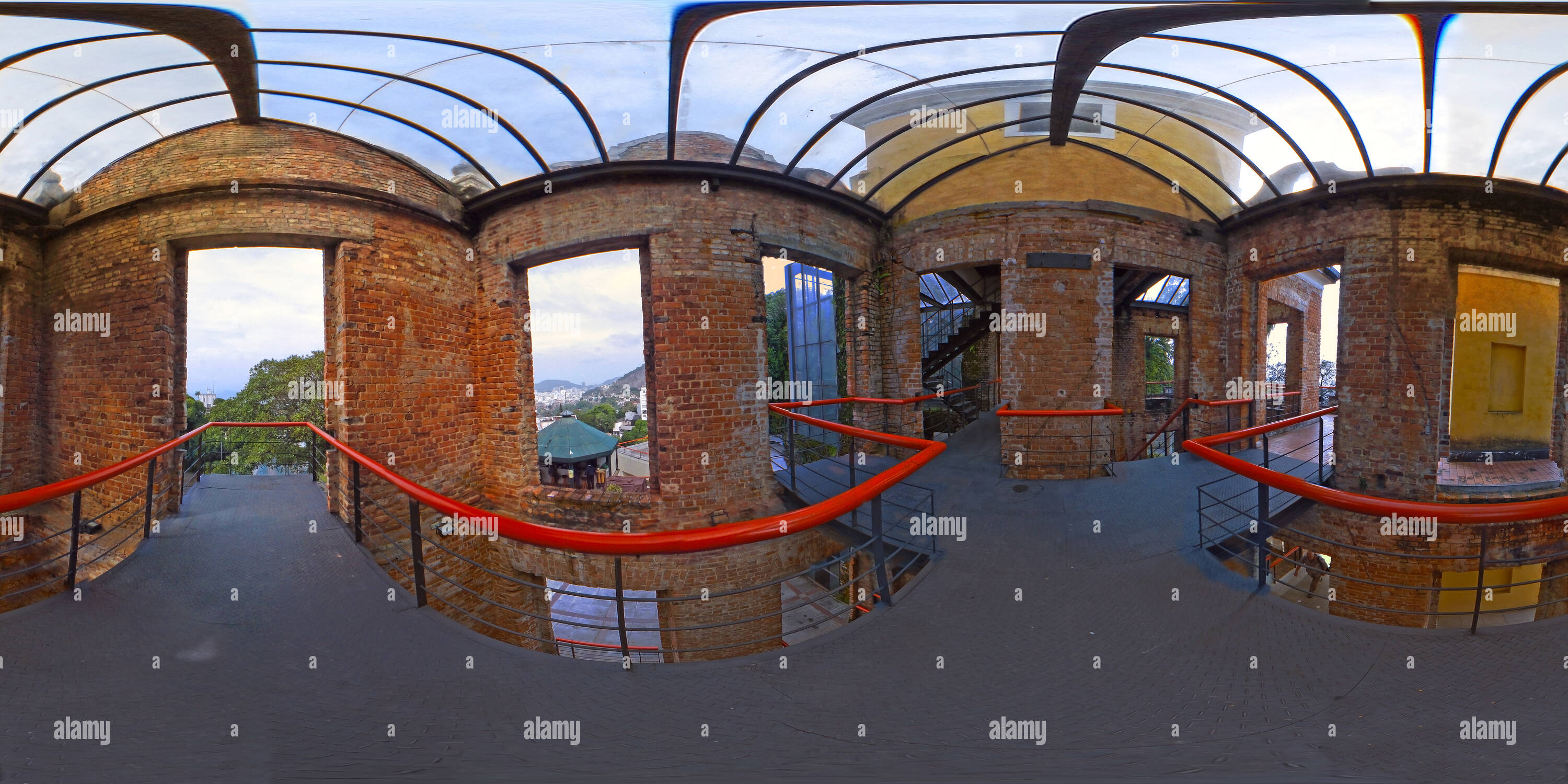 360° view of 2º Andar do Parque das Ruínas Santa Teresa Rio de Janeiro ...