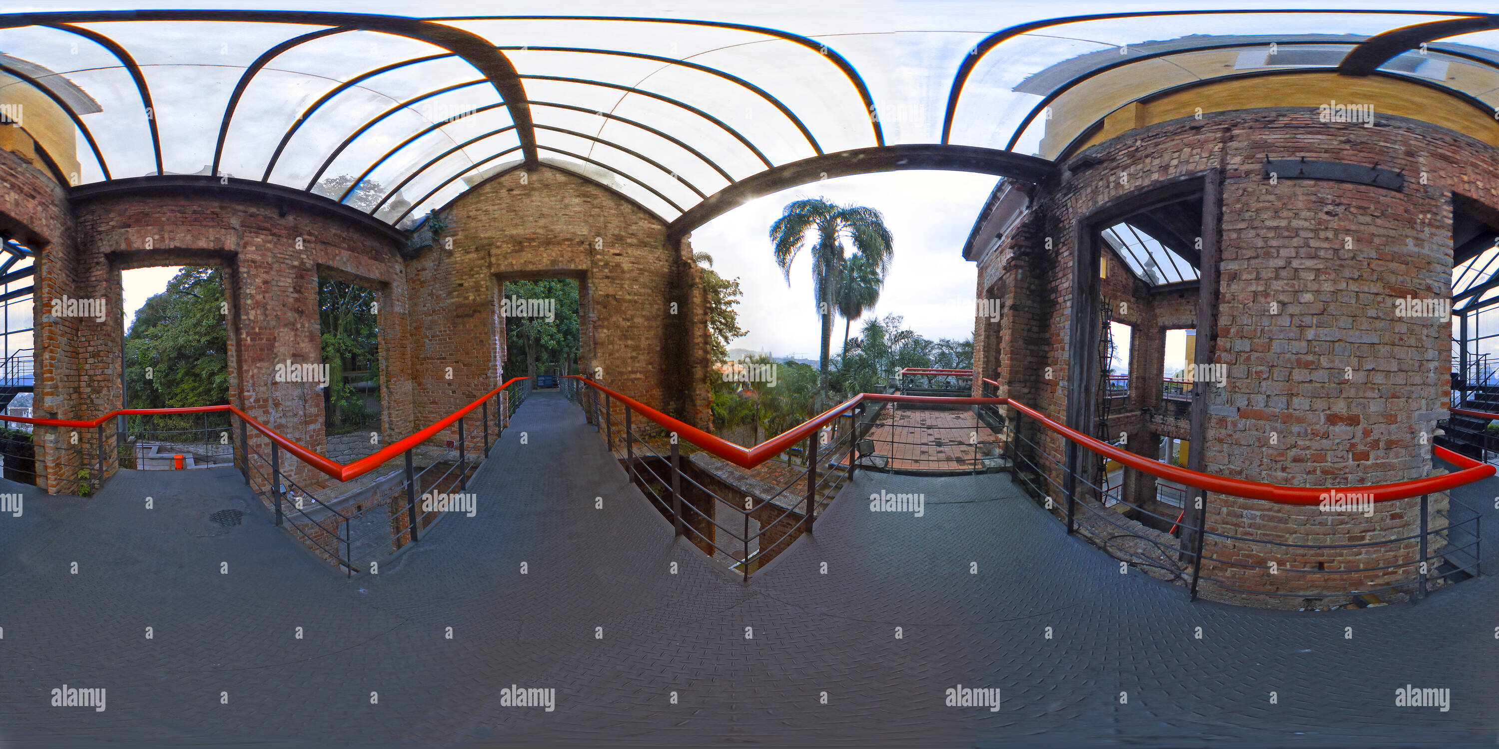 360° view of Interior do Parque das Ruínas Santa Teresa Rio de Janeiro ...