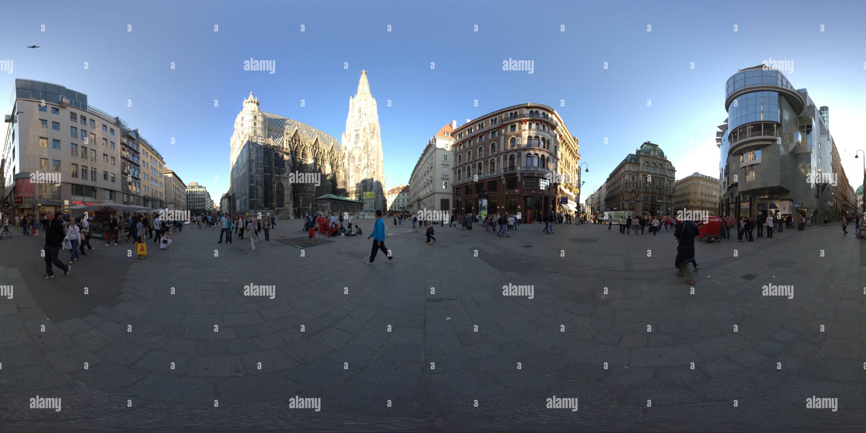 360° view of Stephansplatz - Vienna - Austria - Alamy