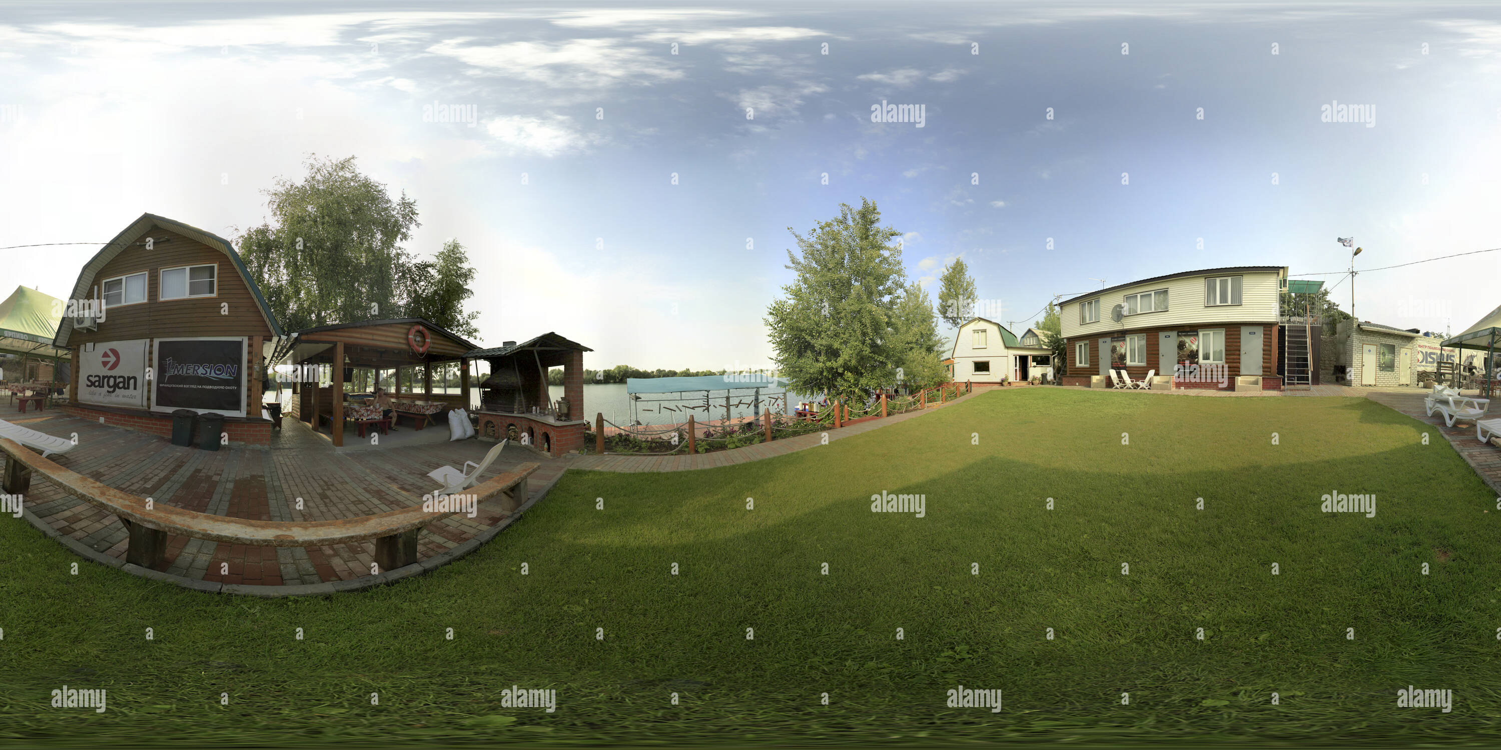 360° view of When the weather is hot - Alamy