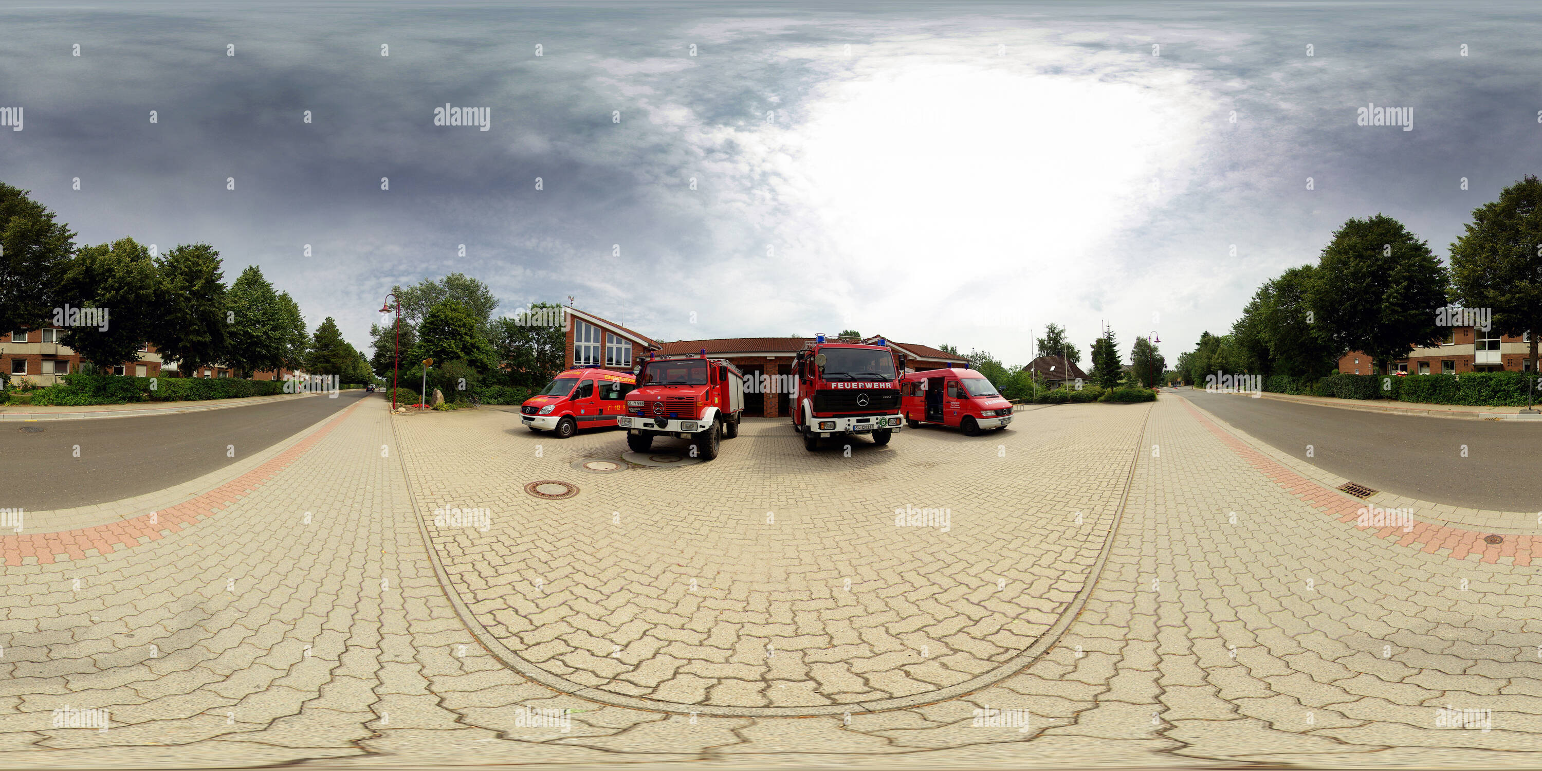 360° view of Tarp Fire Department - Alamy