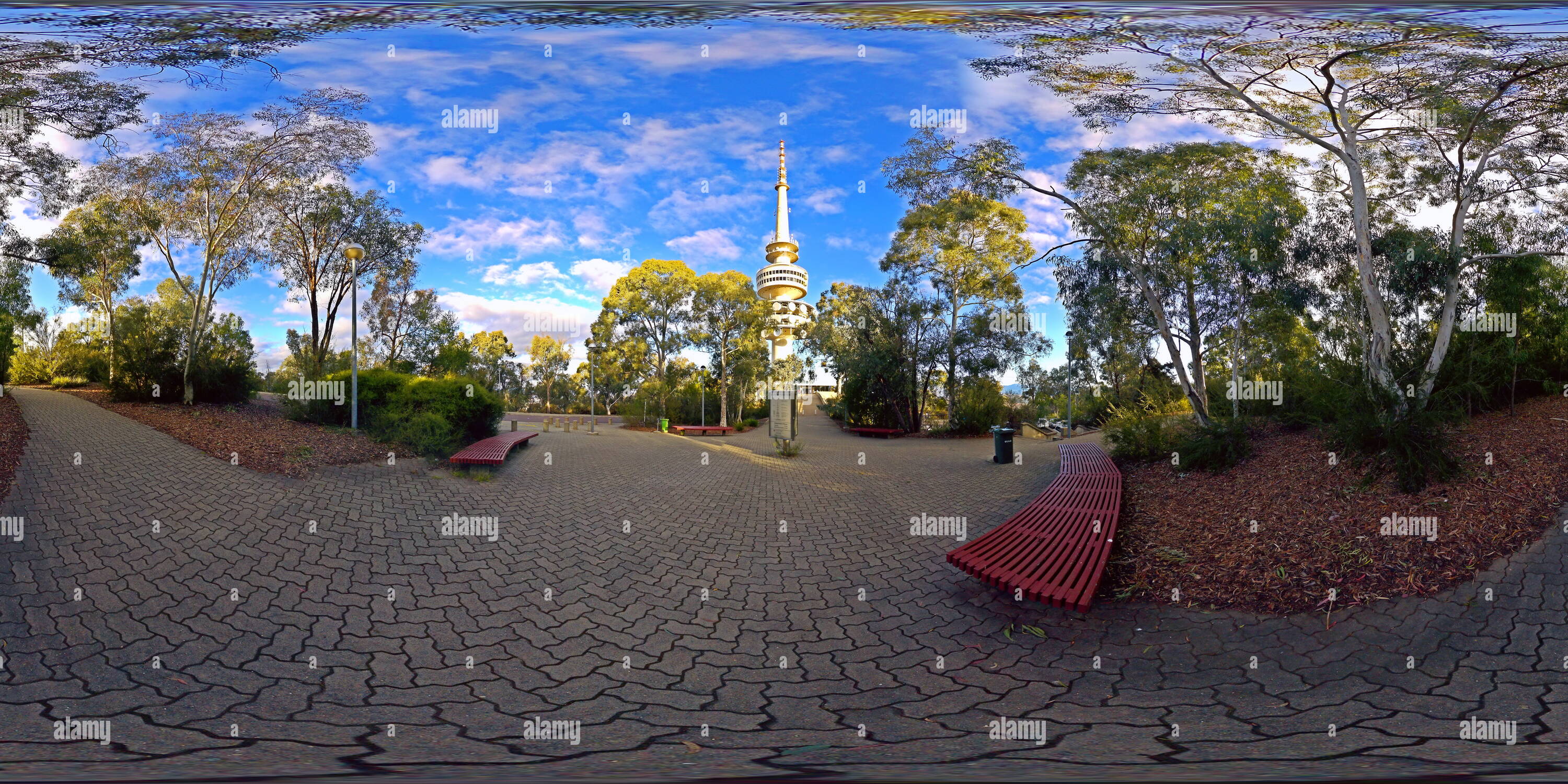 360° view of Black Mountain Telstra Tower - Alamy