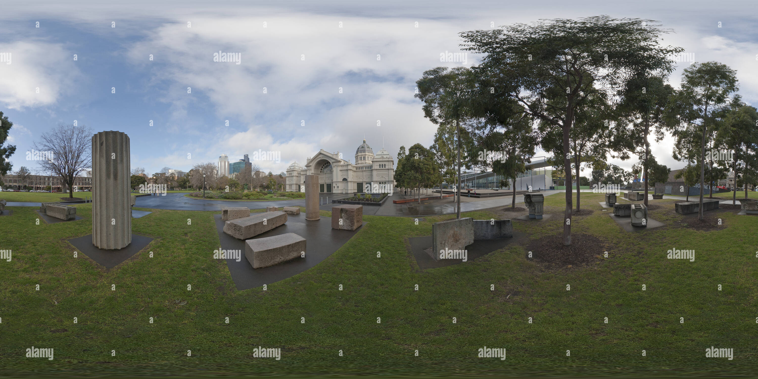 360° view of Exhibition Building and Museum - Alamy