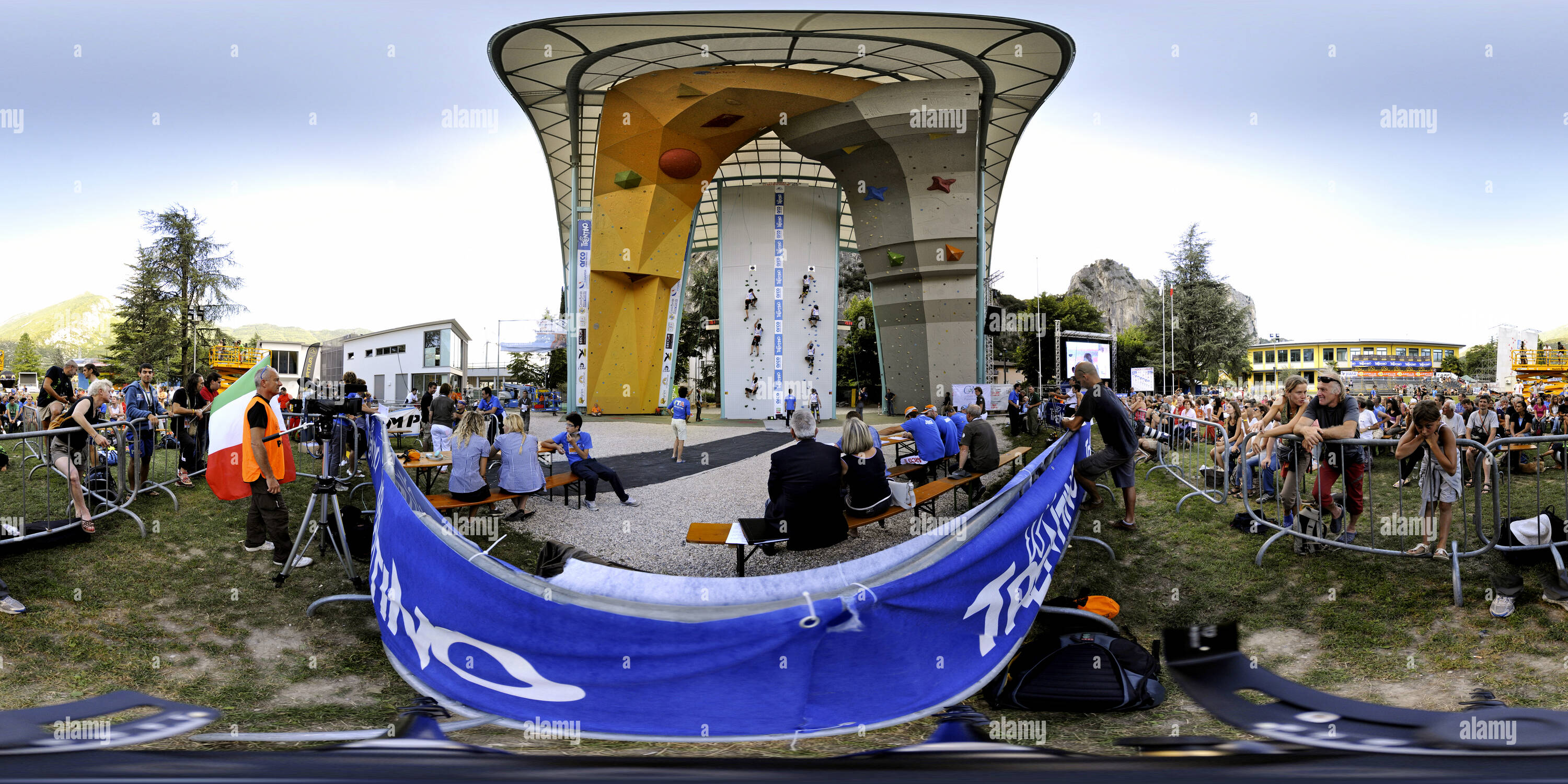 360° view of Arco Climbing World Championsi-iip - Alamy