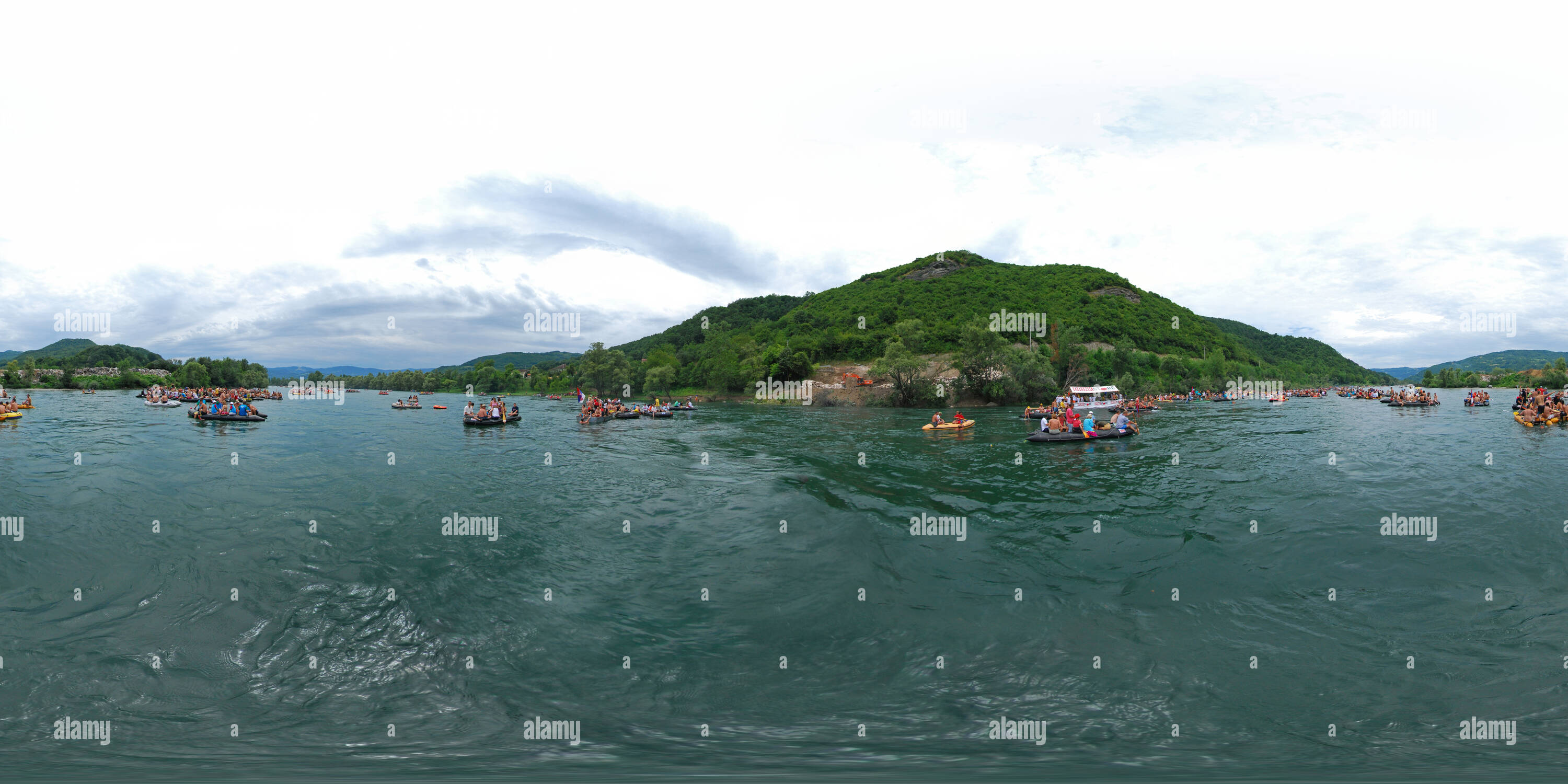360° view of Zaplovila luda flota [ Regata 2011 ] - Alamy